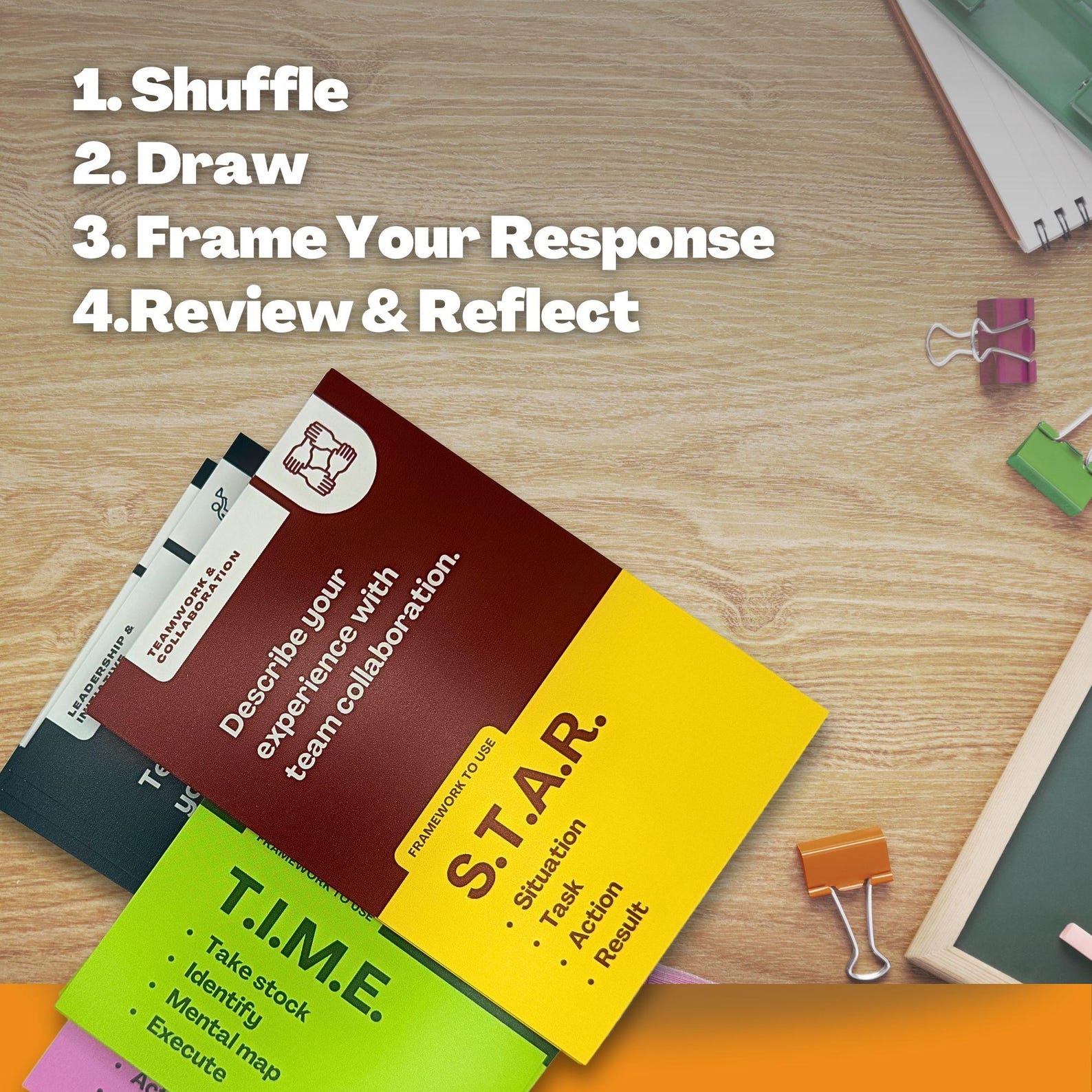 Job Interview Flash Cards - Behavioral, Job Interview Questions, Job ...