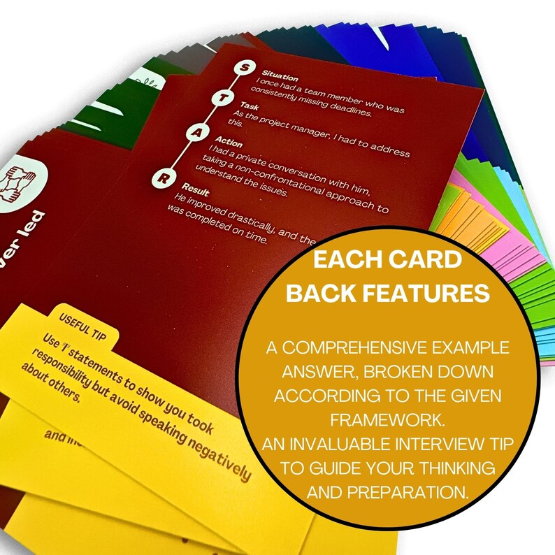 Job Interview Flash Cards Behavioral, Job Interview Questions, Job Search, Job Interview Slide ...