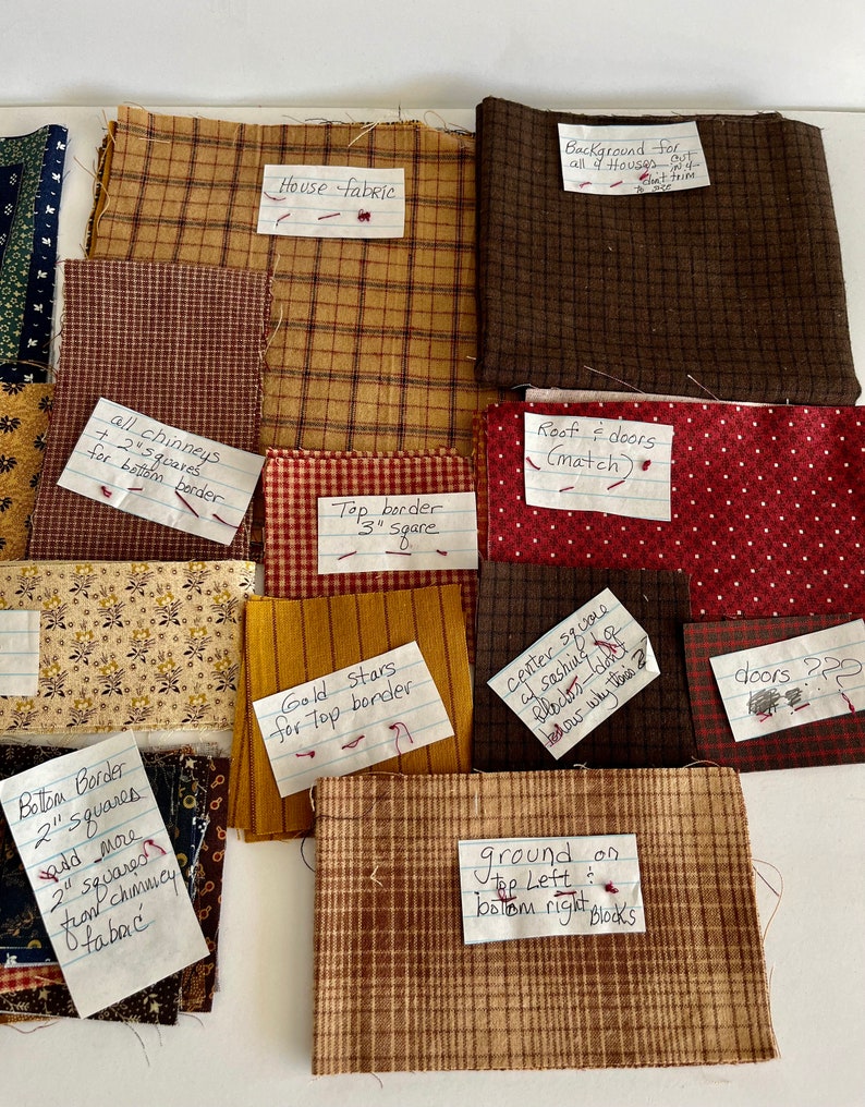 My Old Neighborhood - A House Quilt Kit With Fabric - Etsy