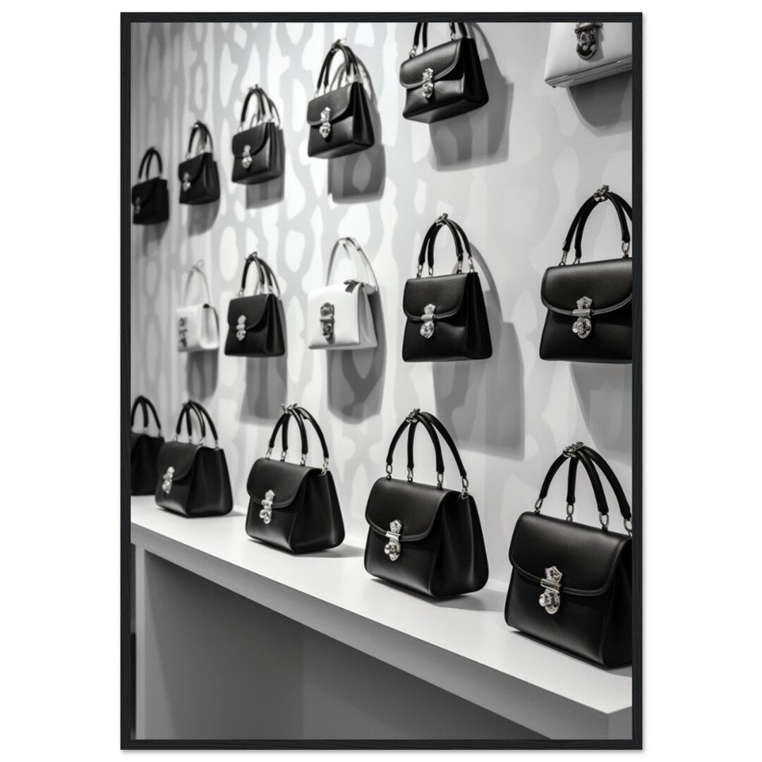 Fashion Print Designer Handbags Wall Art Modern Wall Art, Home Decor ...