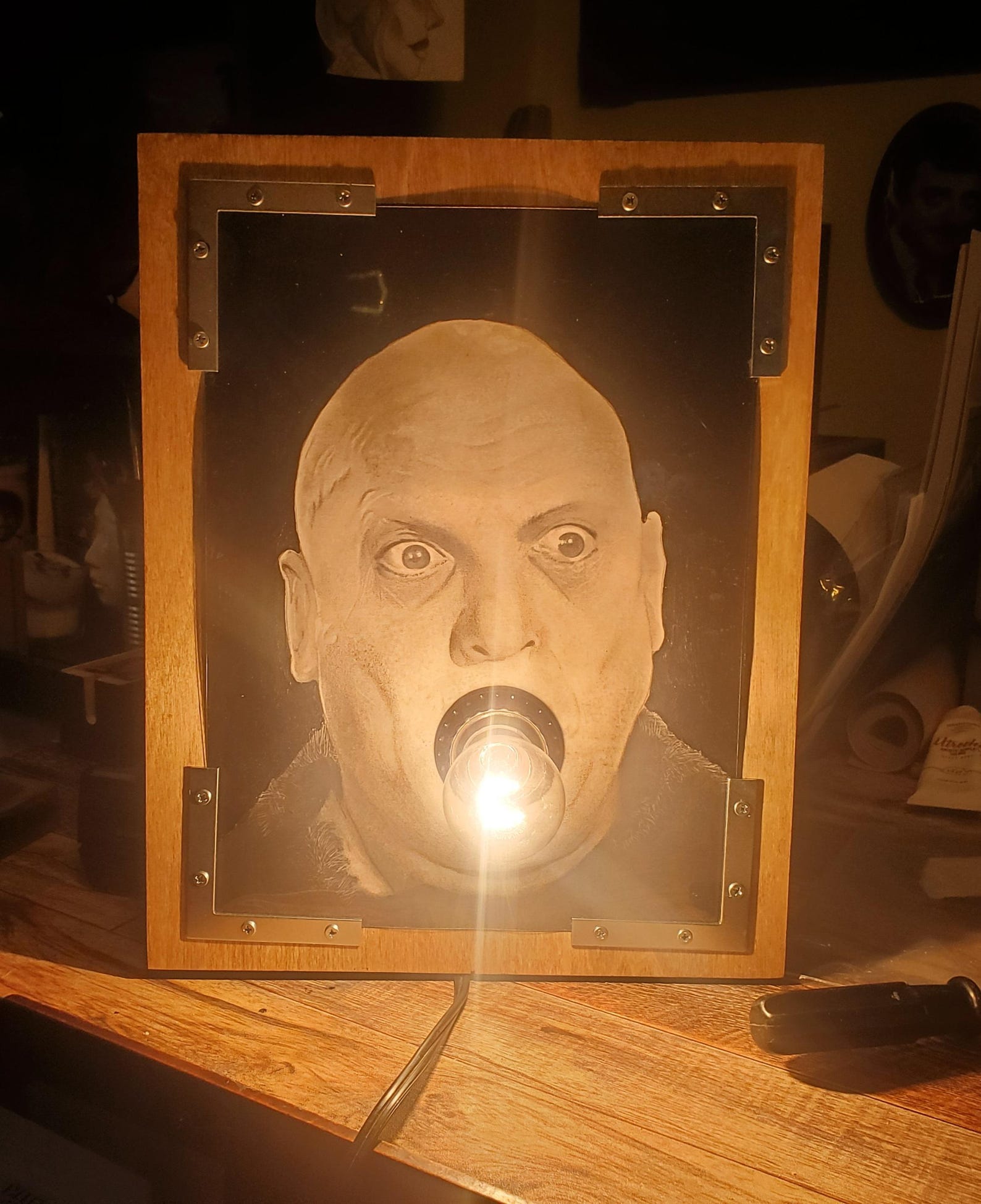 Uncle Fester Wall Lamp - Etsy