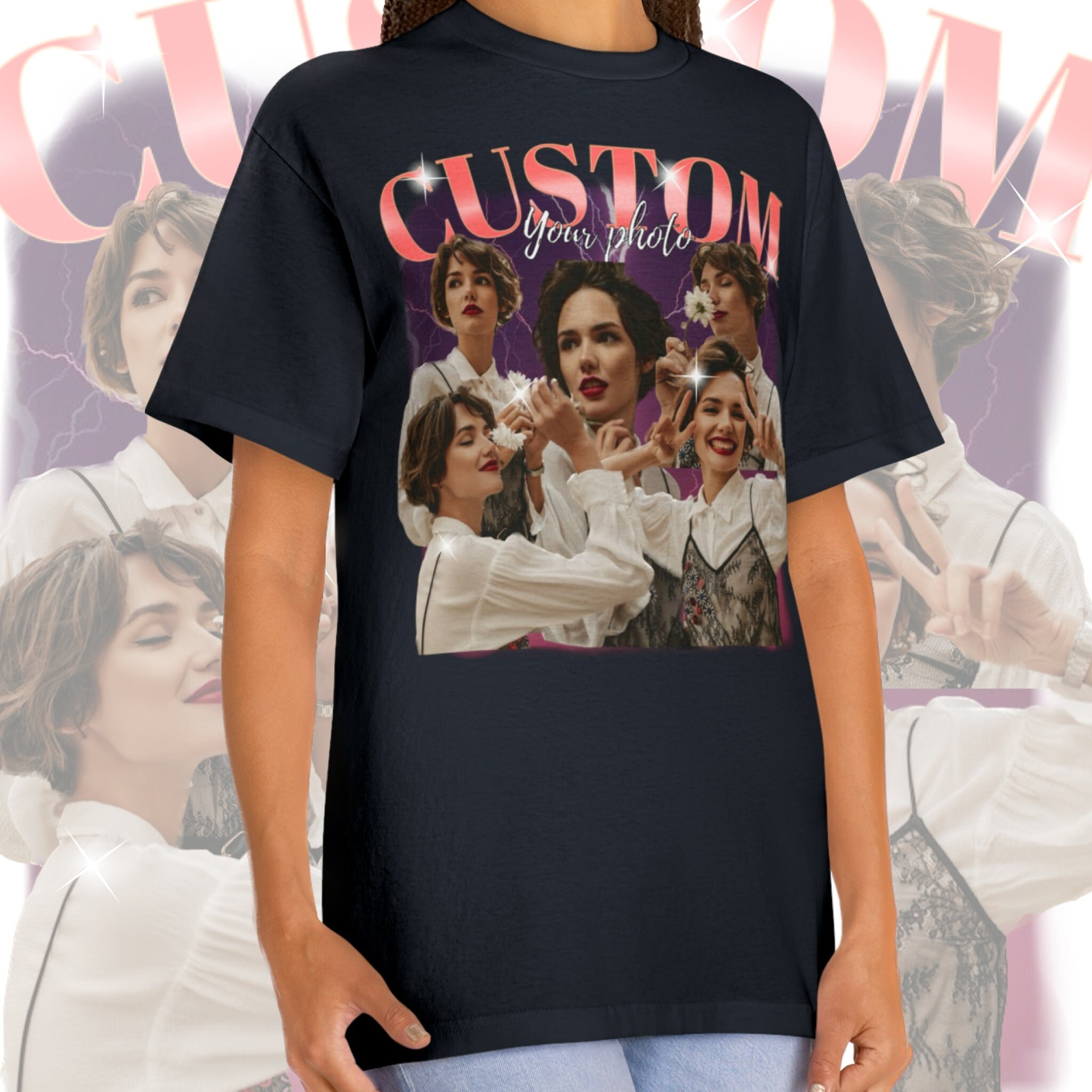 Customizable Unisex Photo Tee - Express Yourself With Personalized ...