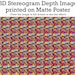 Your Own Secret Text in 3D Stereogram Printed Matte Poster 3D Phrase ...
