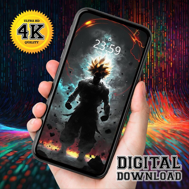 Mighty Goku 4K Mobile Wallpaper | iPhone & Android Lock/home Screen ...