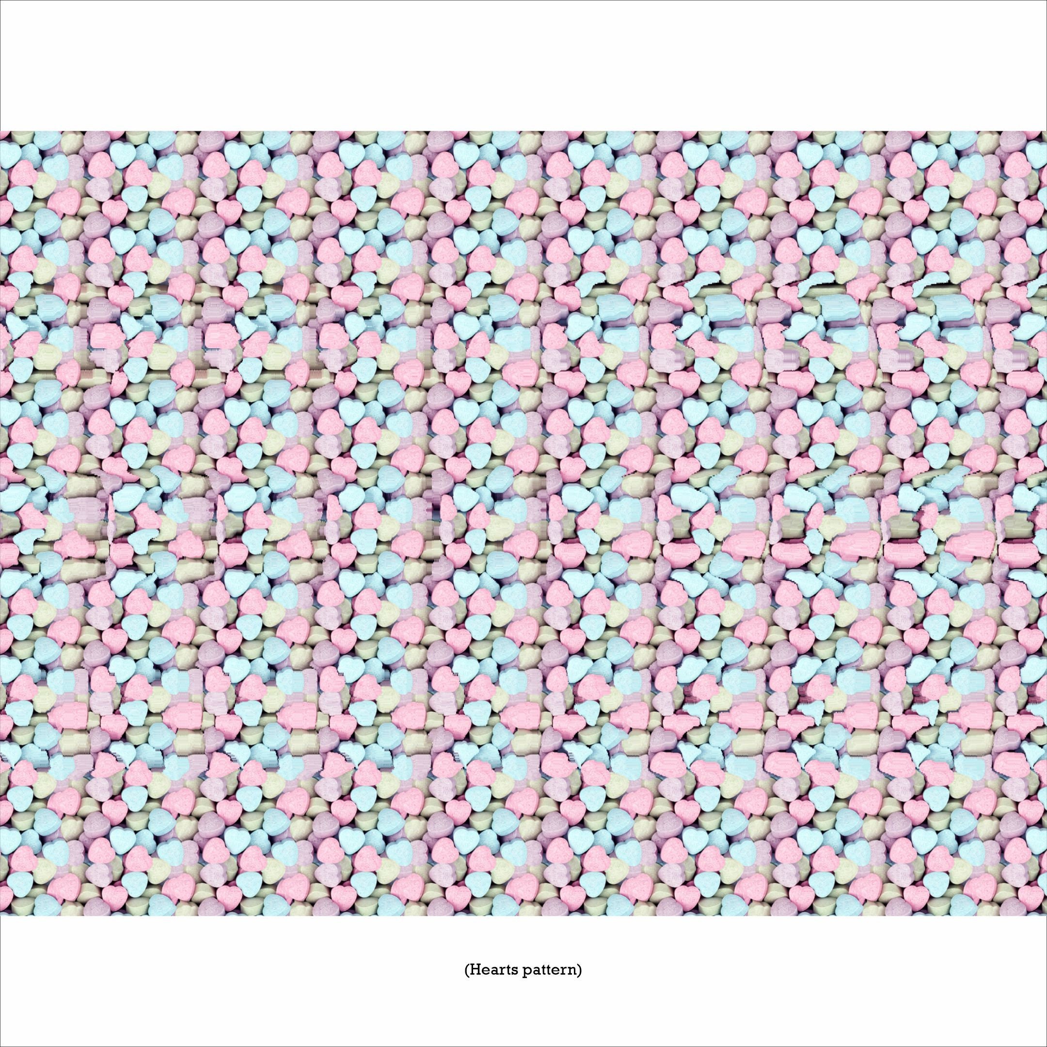 Your Own Secret Text in 3D Stereogram Depth Digital Image! - 3D Phrase ...