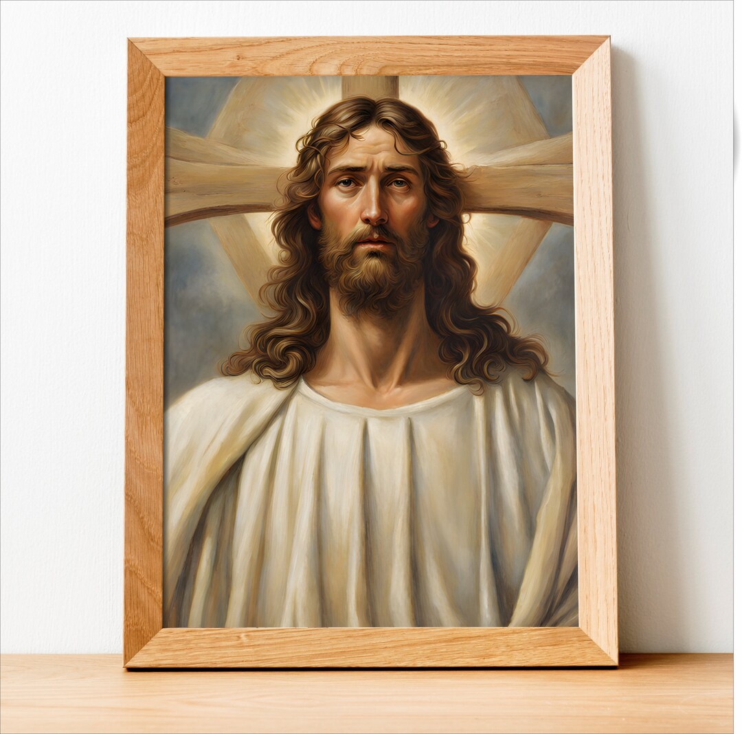 Merciful Jesus Looking at Your Eyes - Printable Wall Art - Digital ...
