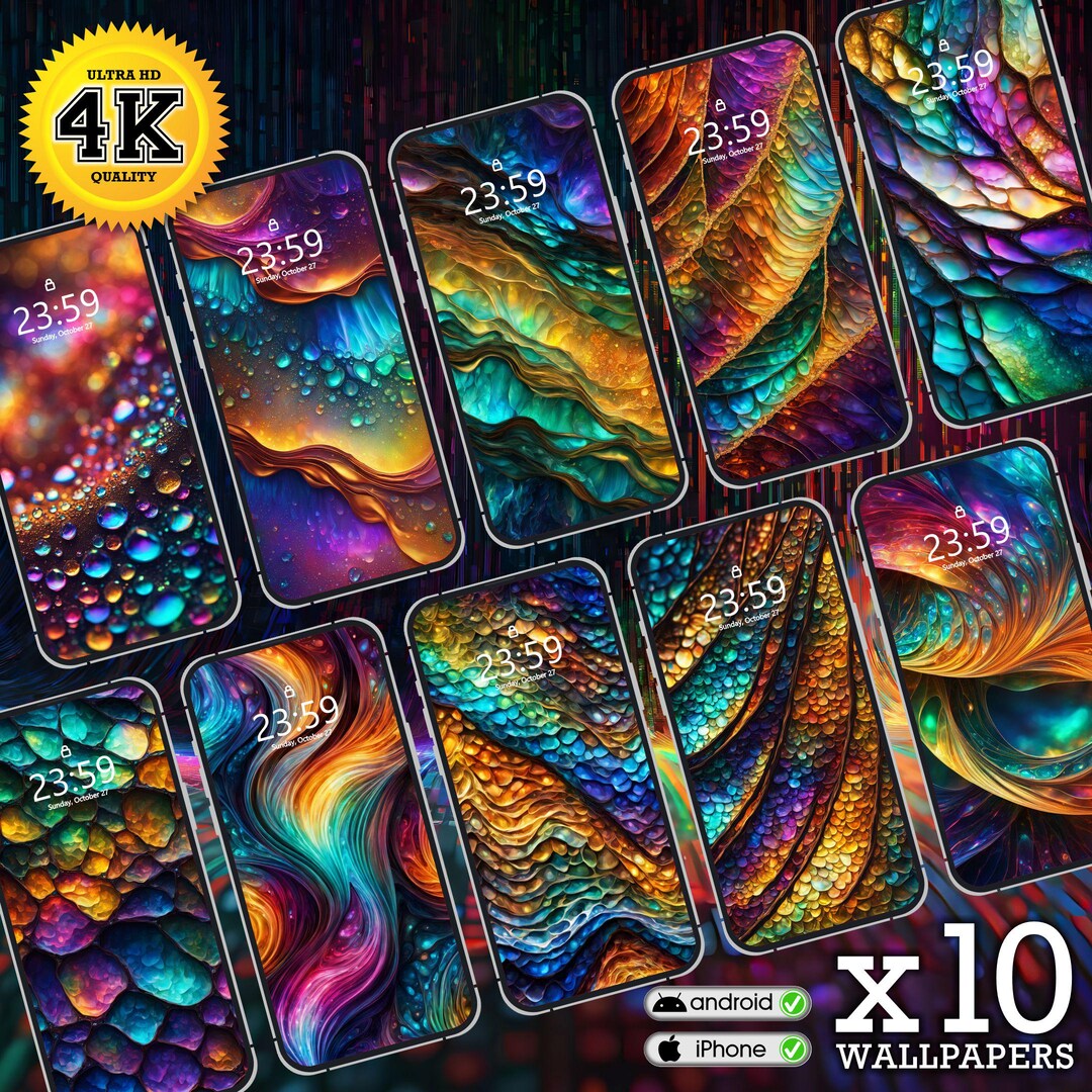 Vibrant Colors Abstract Background | X10 Mobile Wallpapers Bundle ...