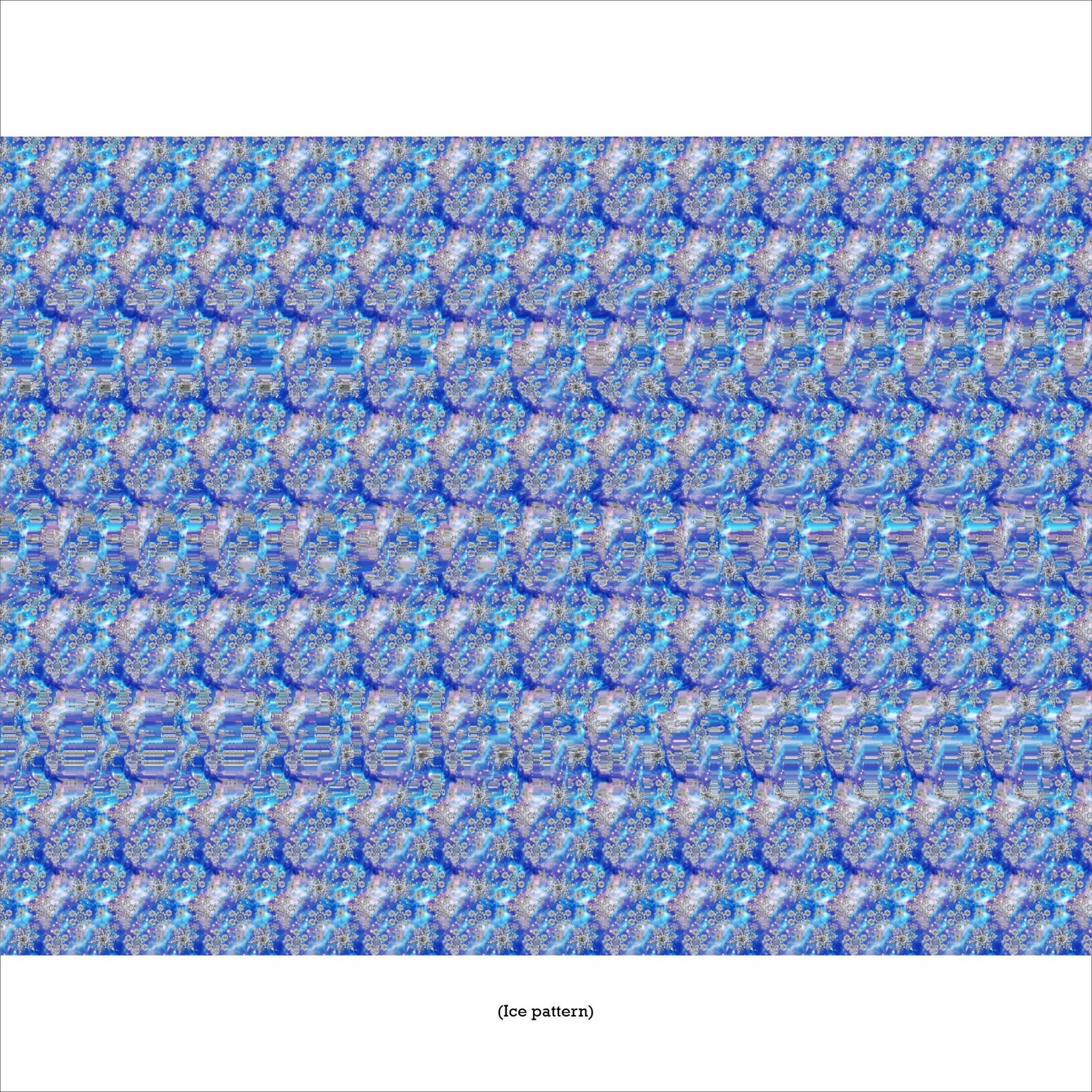 Your Own Secret Text in 3D Stereogram Printed Matte Poster - 3D Phrase ...