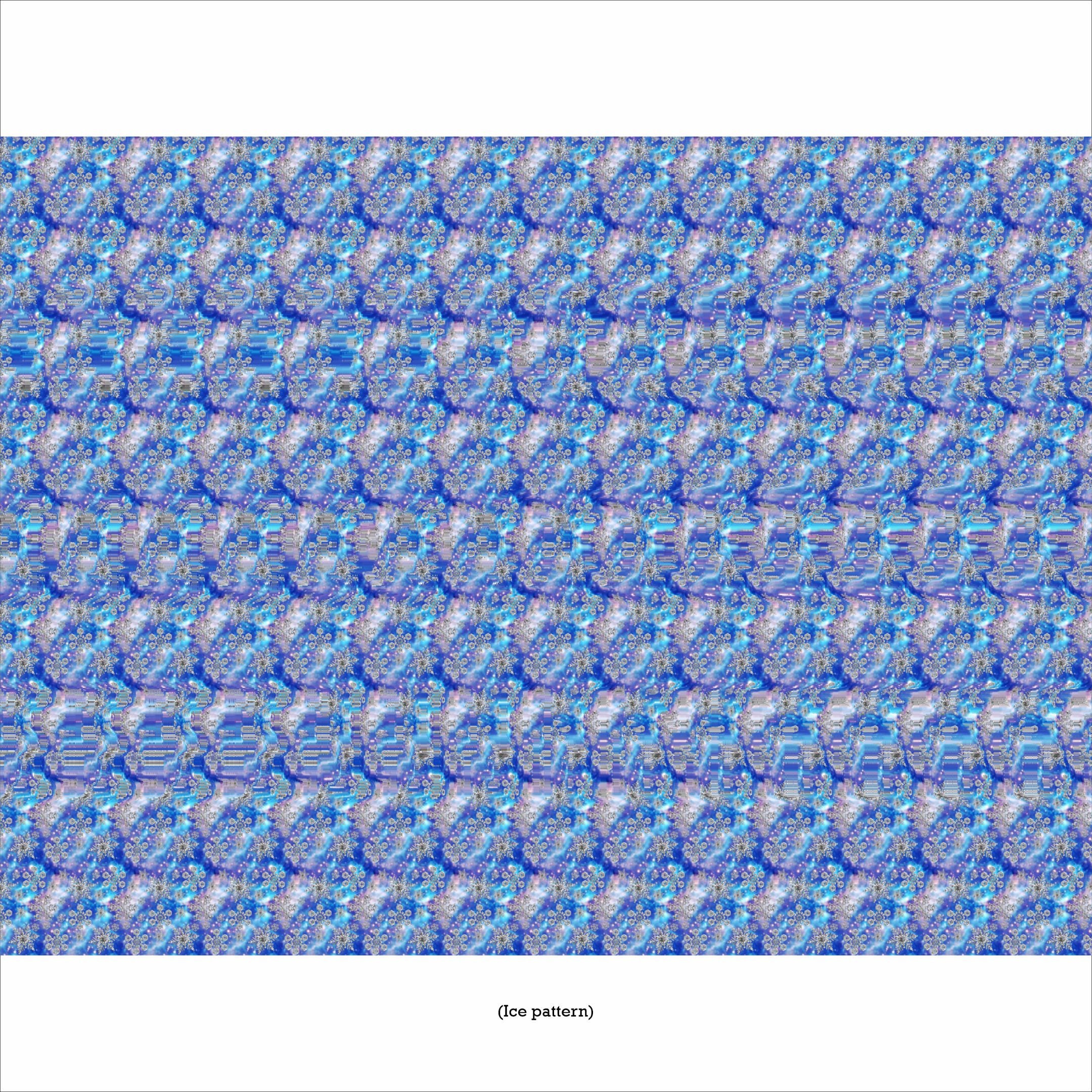 Your Own Secret Text in 3D Stereogram Printed Matte Poster - 3D Phrase ...