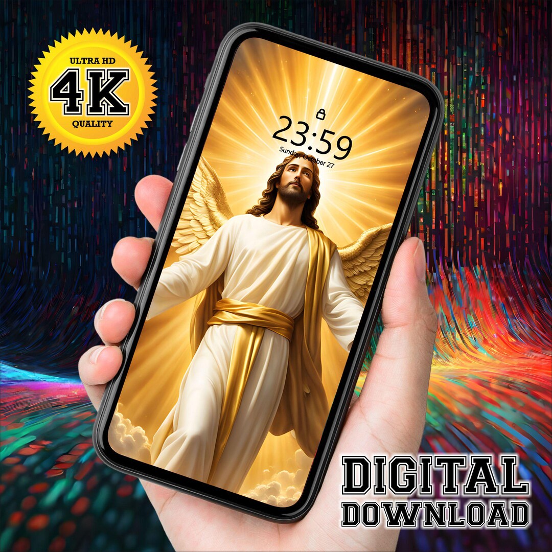 Jesus Christ God 4K Mobile Wallpaper | iPhone & Android Lock/home ...