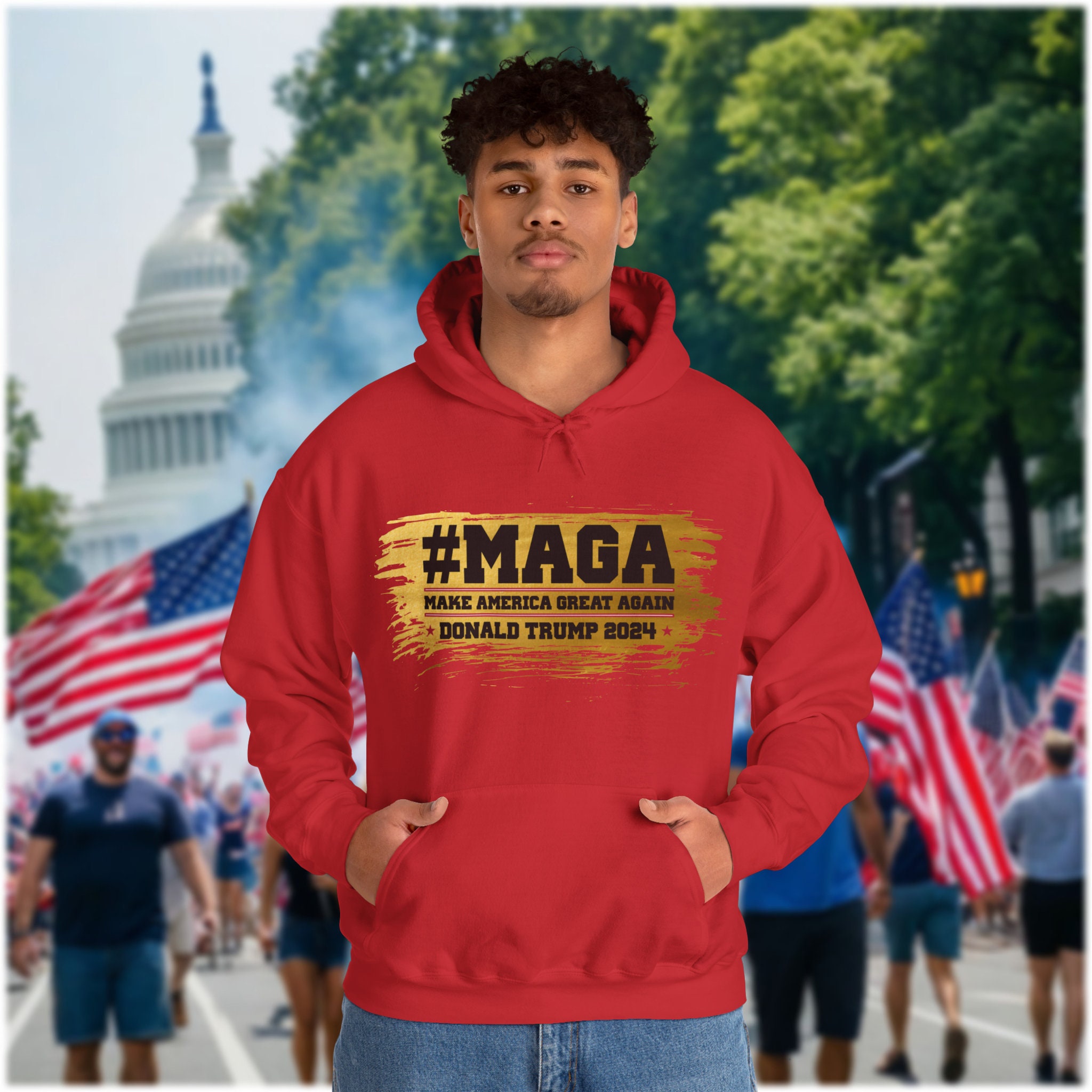 Maga Make America Great Again Trump 2024 President Election Unisex ...