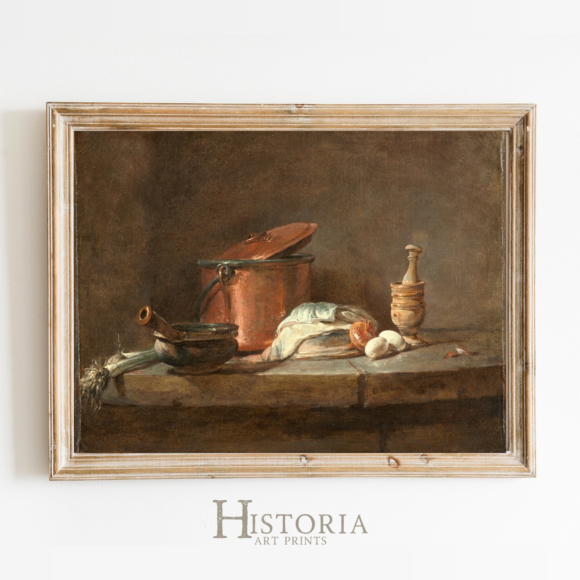 Still Life Oil Painting / Vintage/ Kitchen Art / Digital Download Art ...
