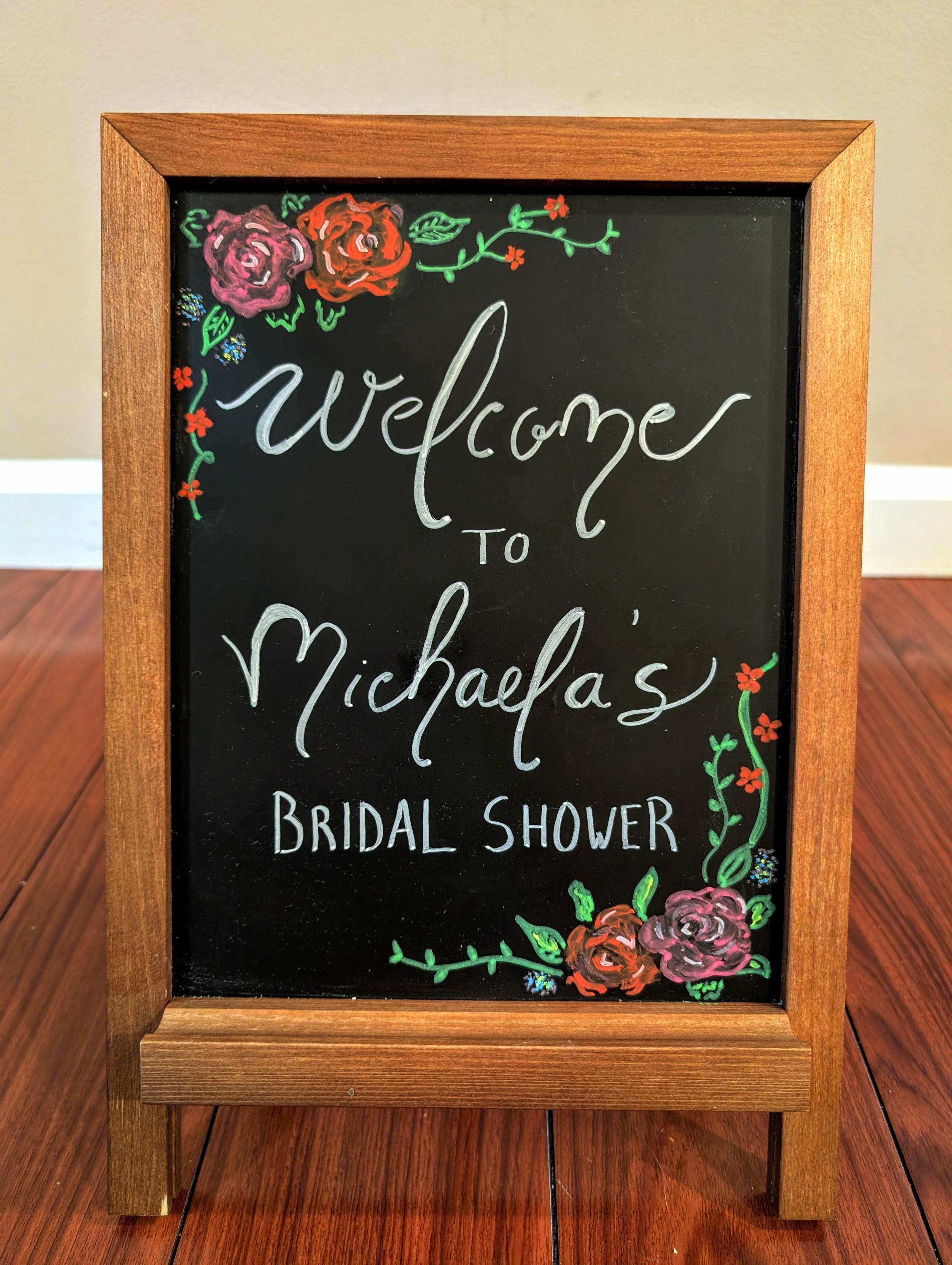 Customizable Wedding Chalkboard - Etsy