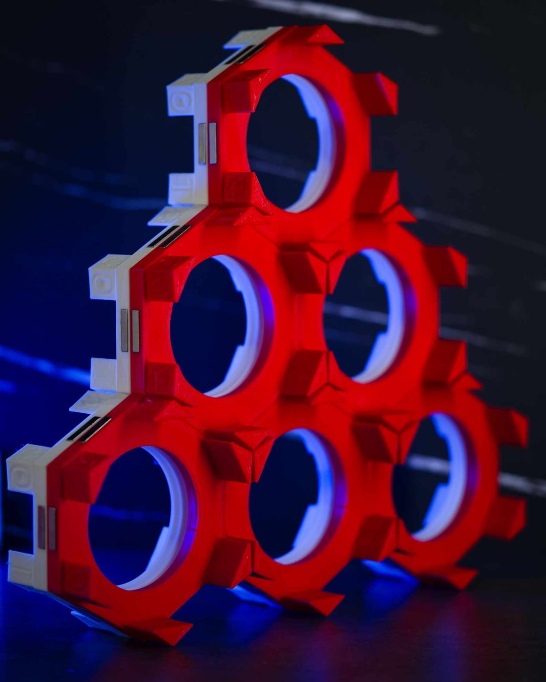 Custom Beer Pong Rack - Magnetic Modular Solo Cup Holder - 3D Printed ...