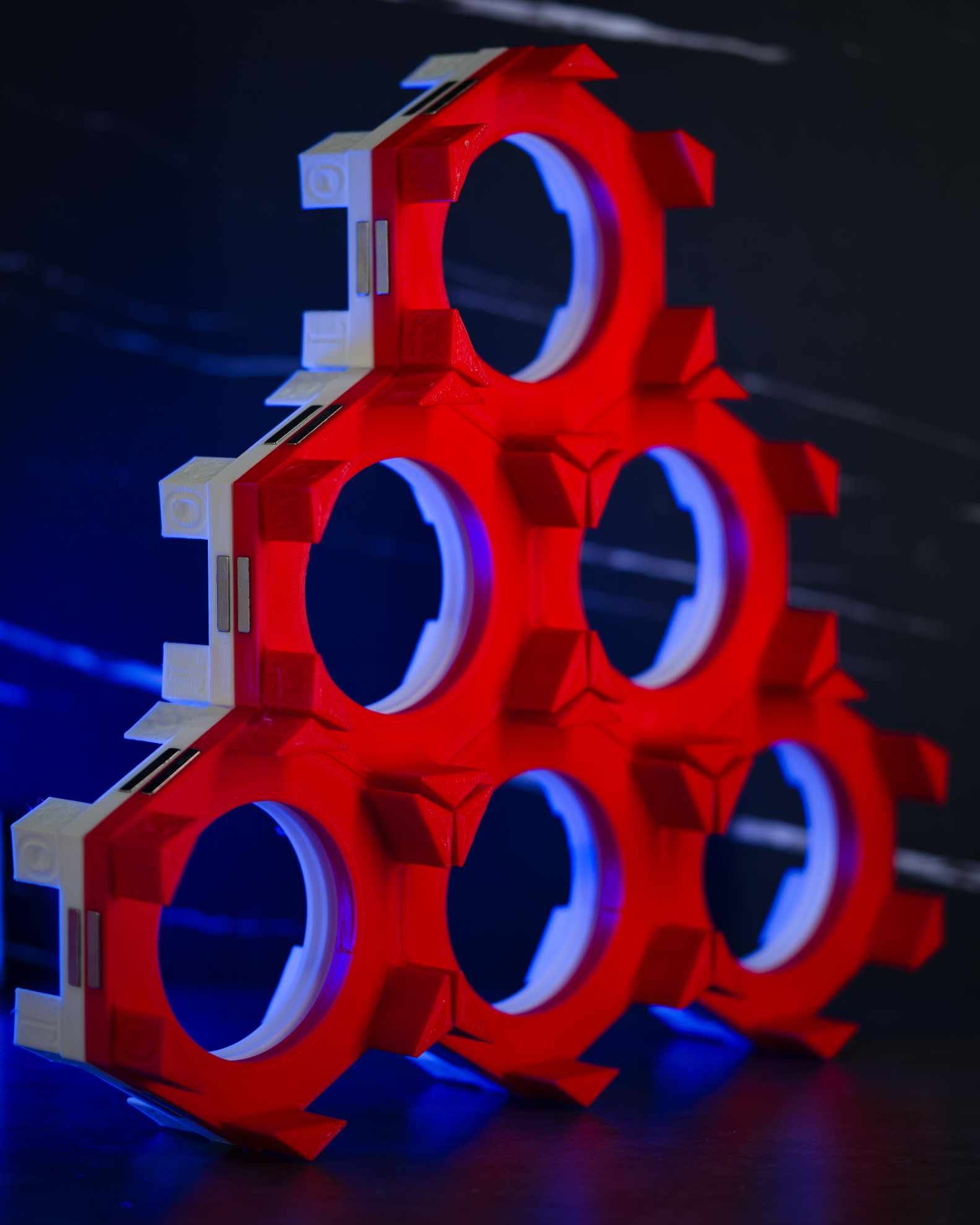 Custom Beer Pong Rack - Magnetic Modular Solo Cup Holder - 3D Printed ...