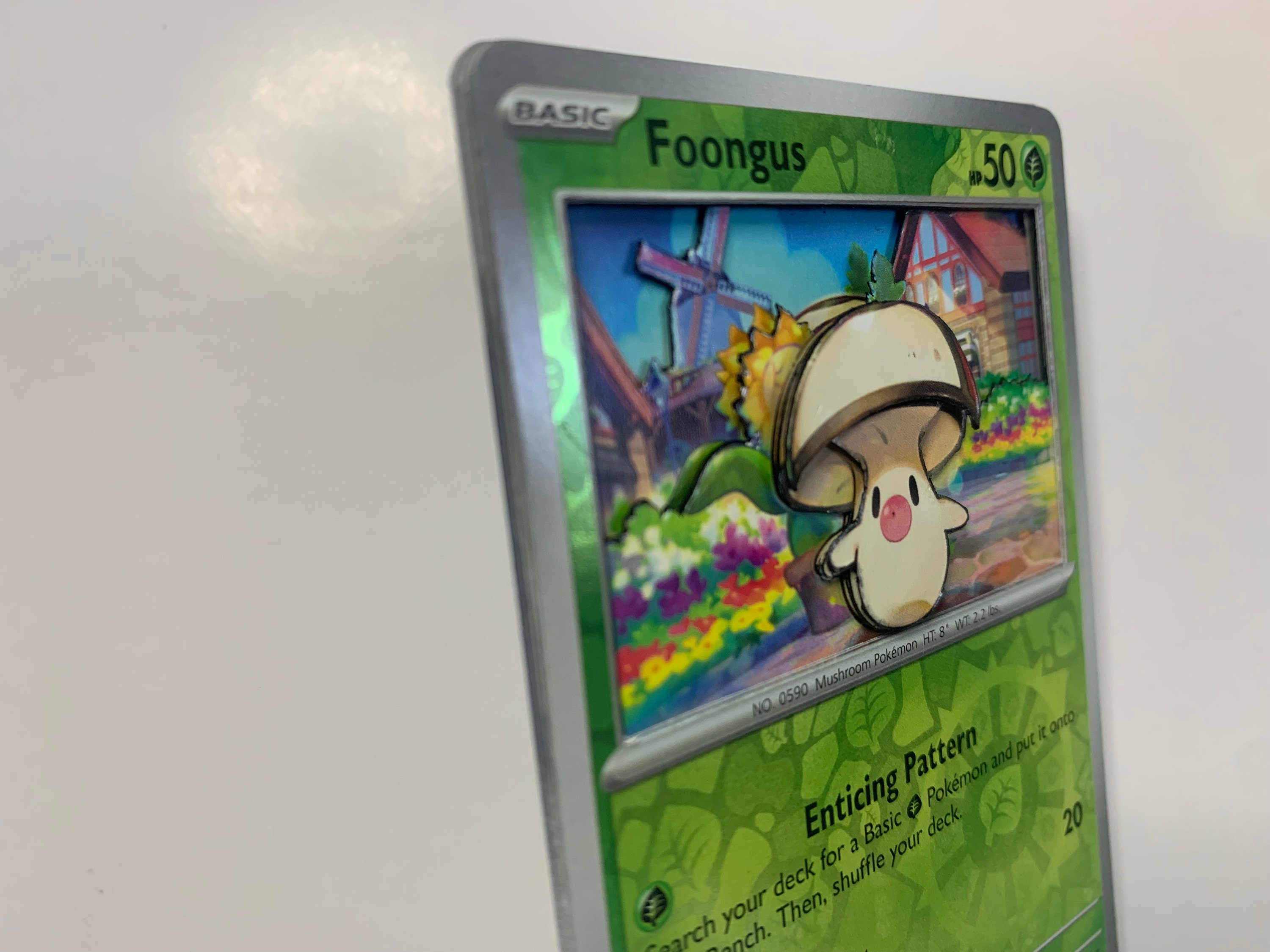 3D Foongus Pokemon Card - Etsy