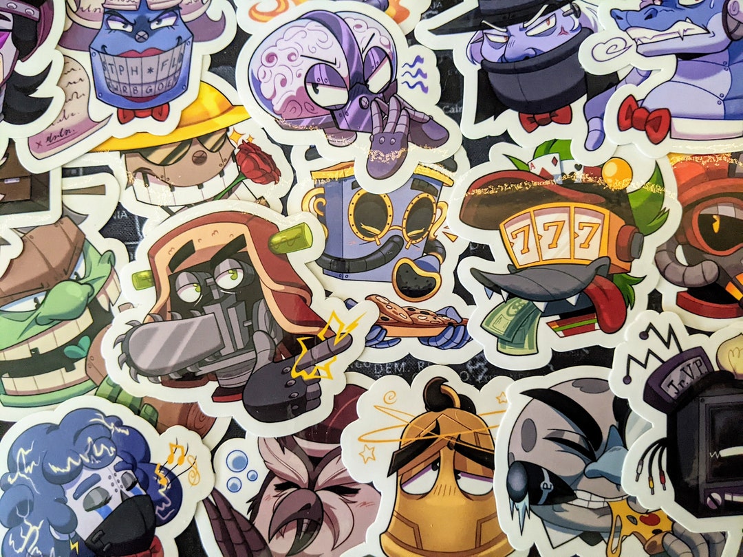 Mix 'n Match! Toontown Corporate Clash Manager Stickers | Toontown - Etsy