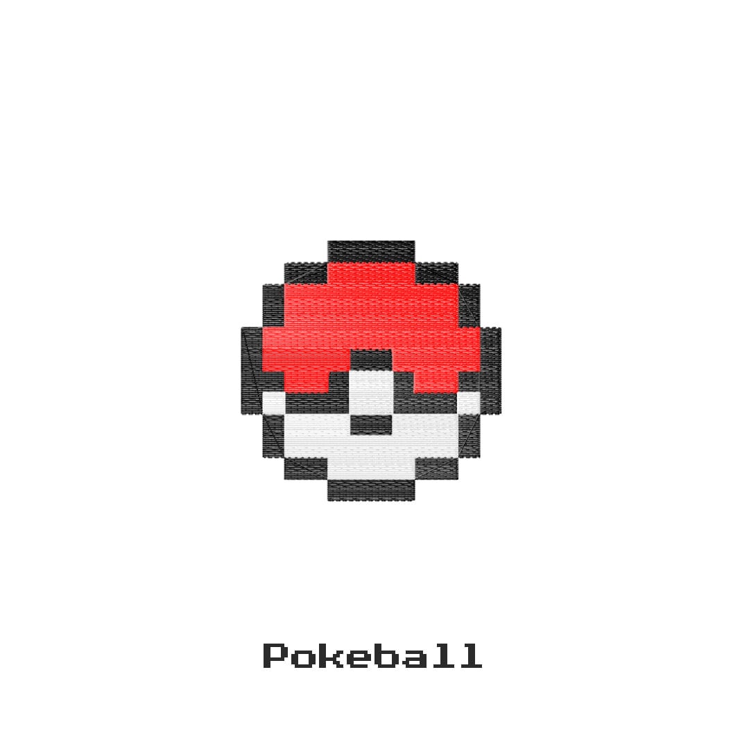 Pokeball Embroidery Design Files - Etsy