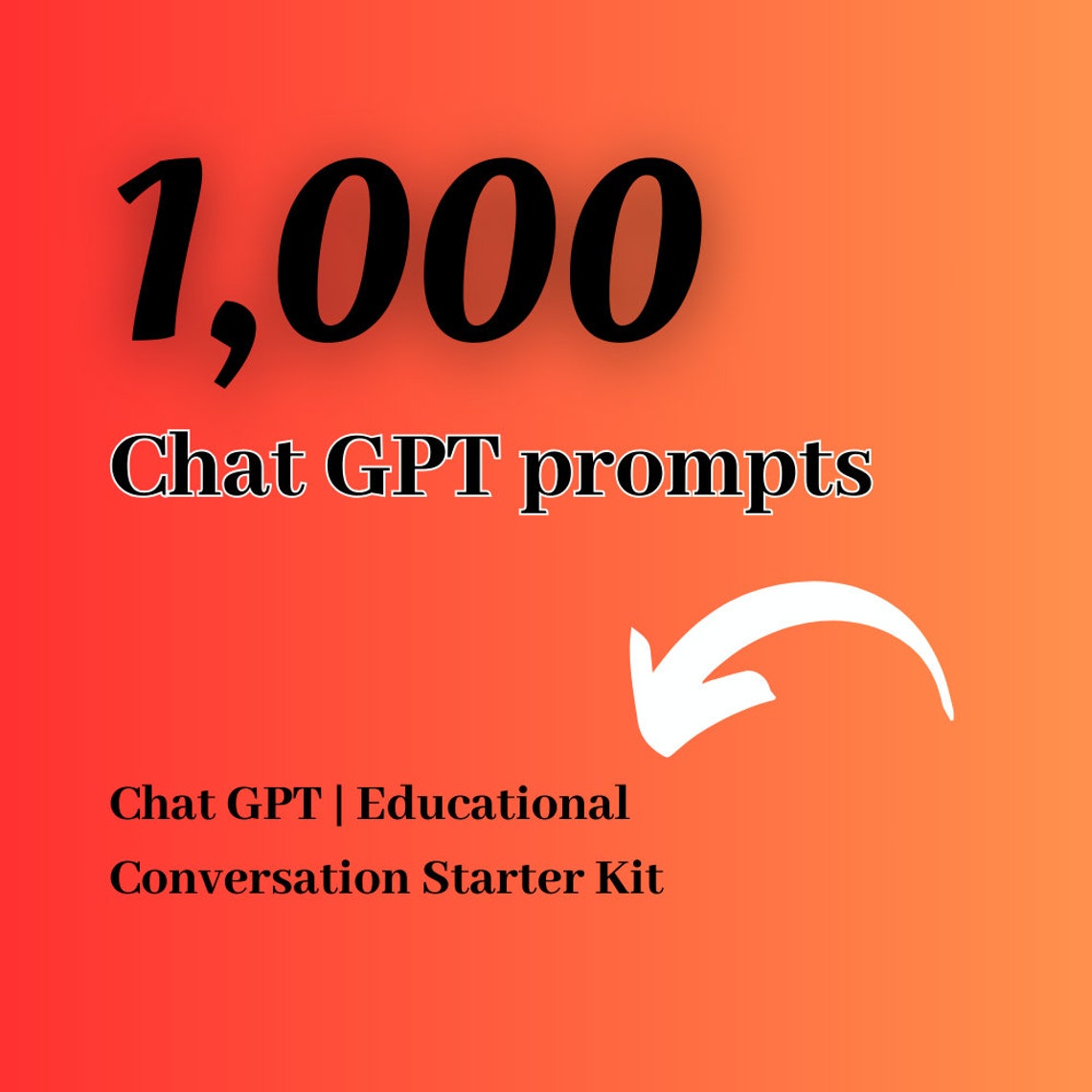 Chat GPT Educational Conversation Starter Kit - Etsy