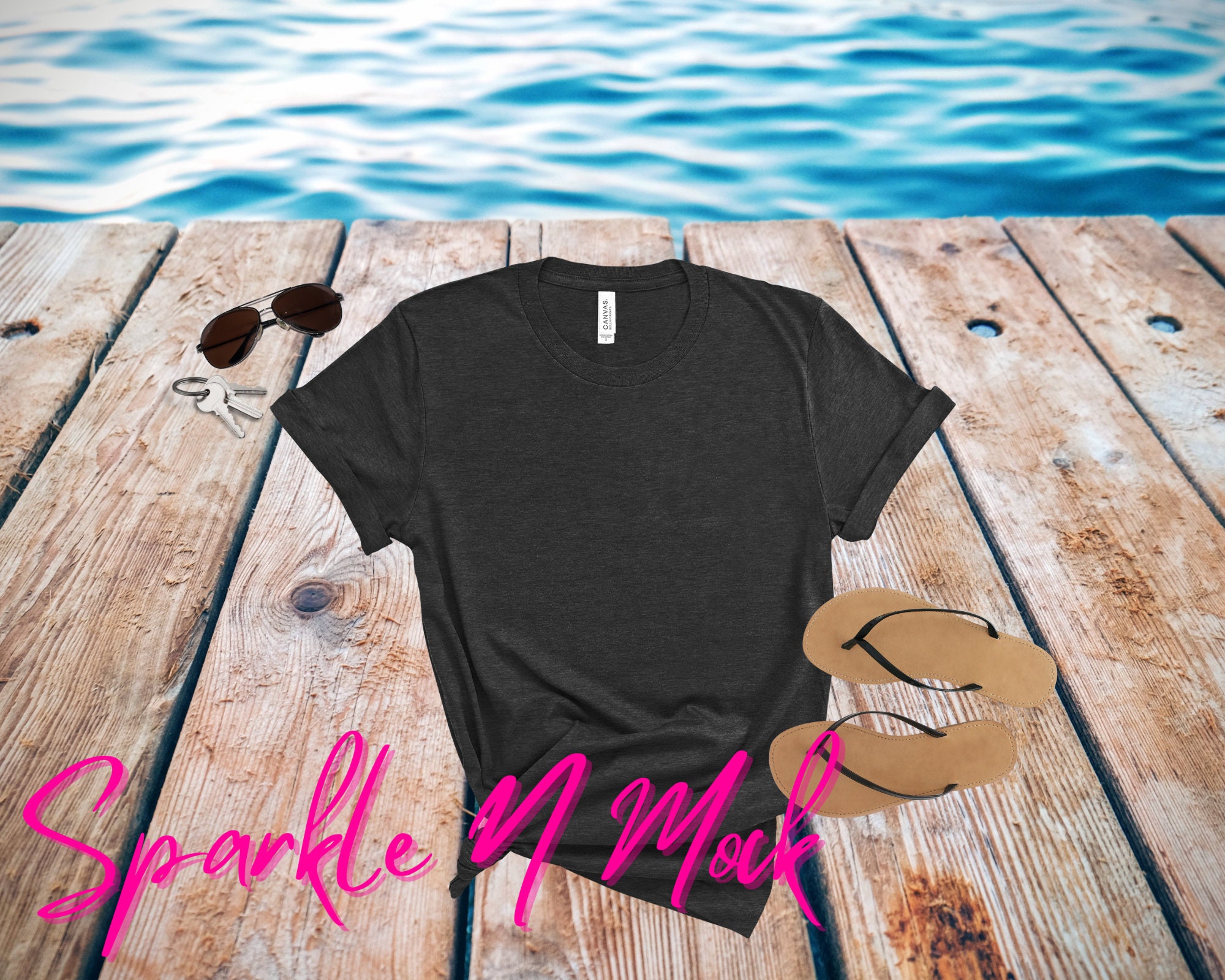 Lake Side Mockups | 13 Mockup Bundle | Summer Time Theme| Lake Backdrop ...