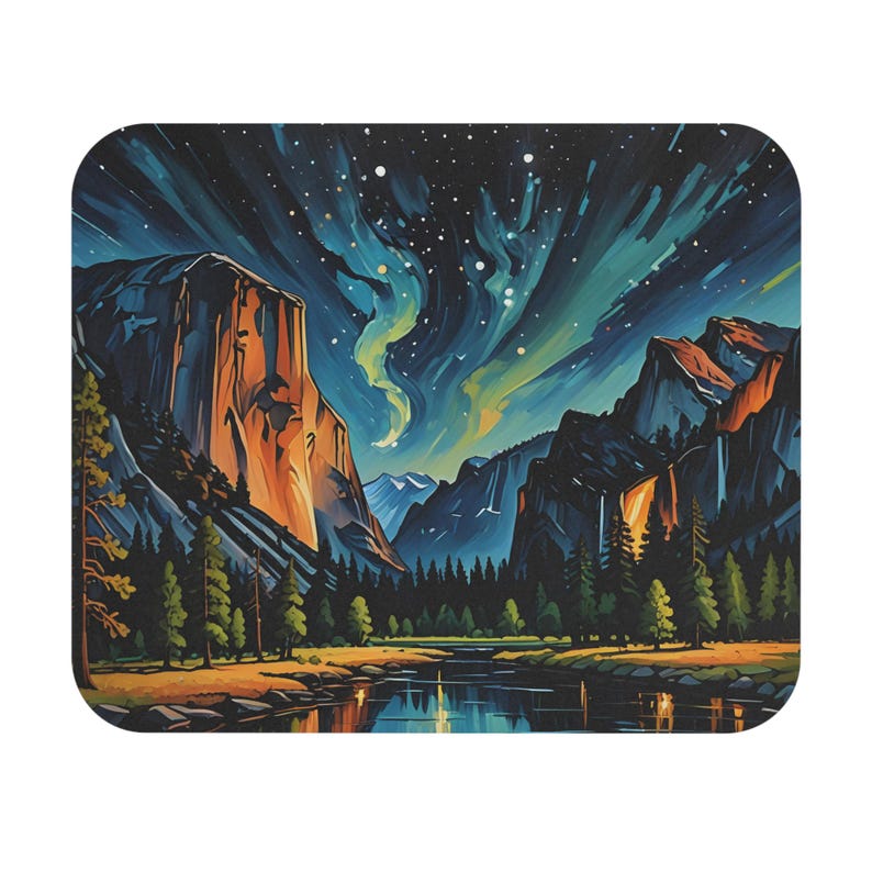 Yosemite Mouse Pad: Nature Landscape Office Decor - Etsy