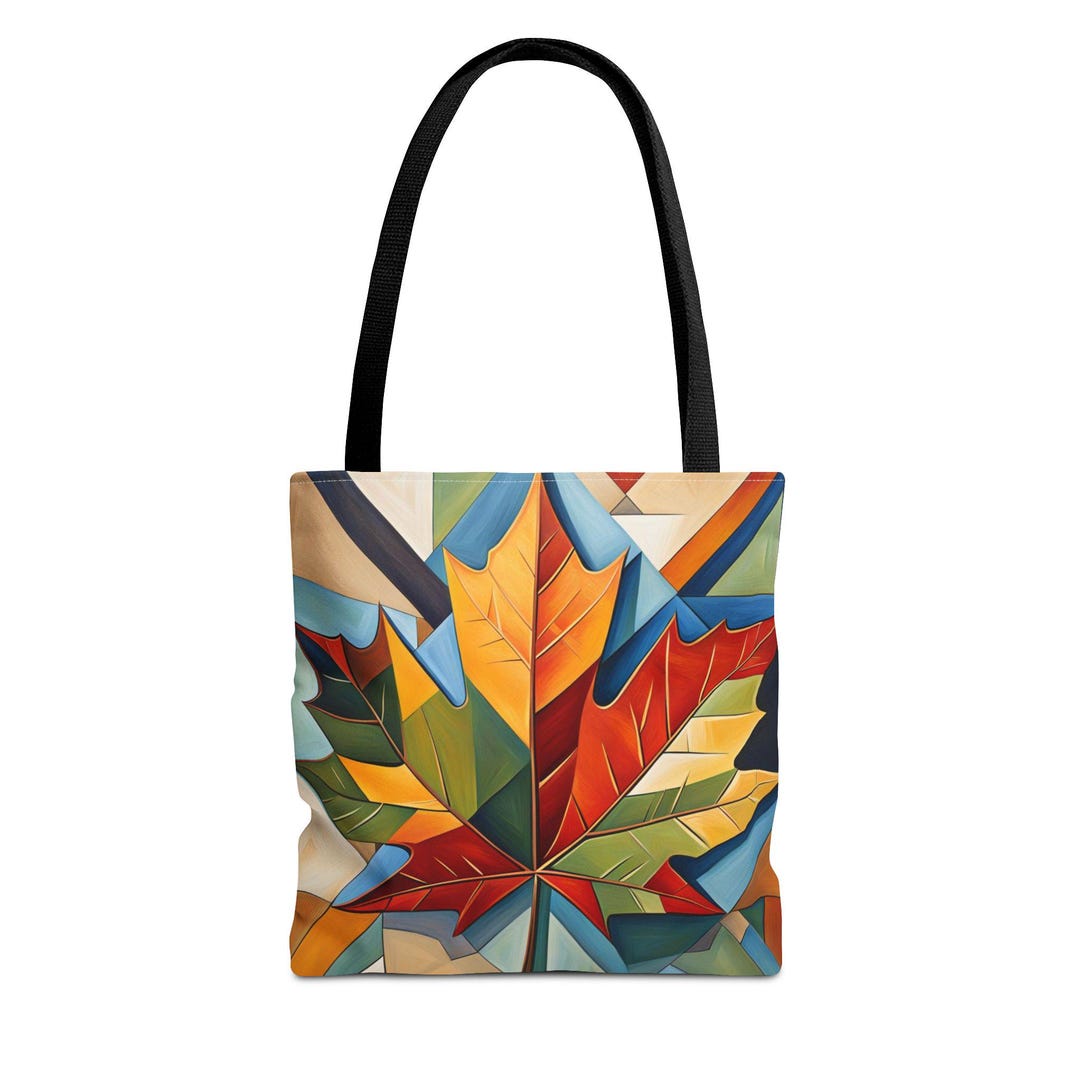 Maple Leaf Tote Bag - Beautiful Nature Painting Design, Autumn Eco ...