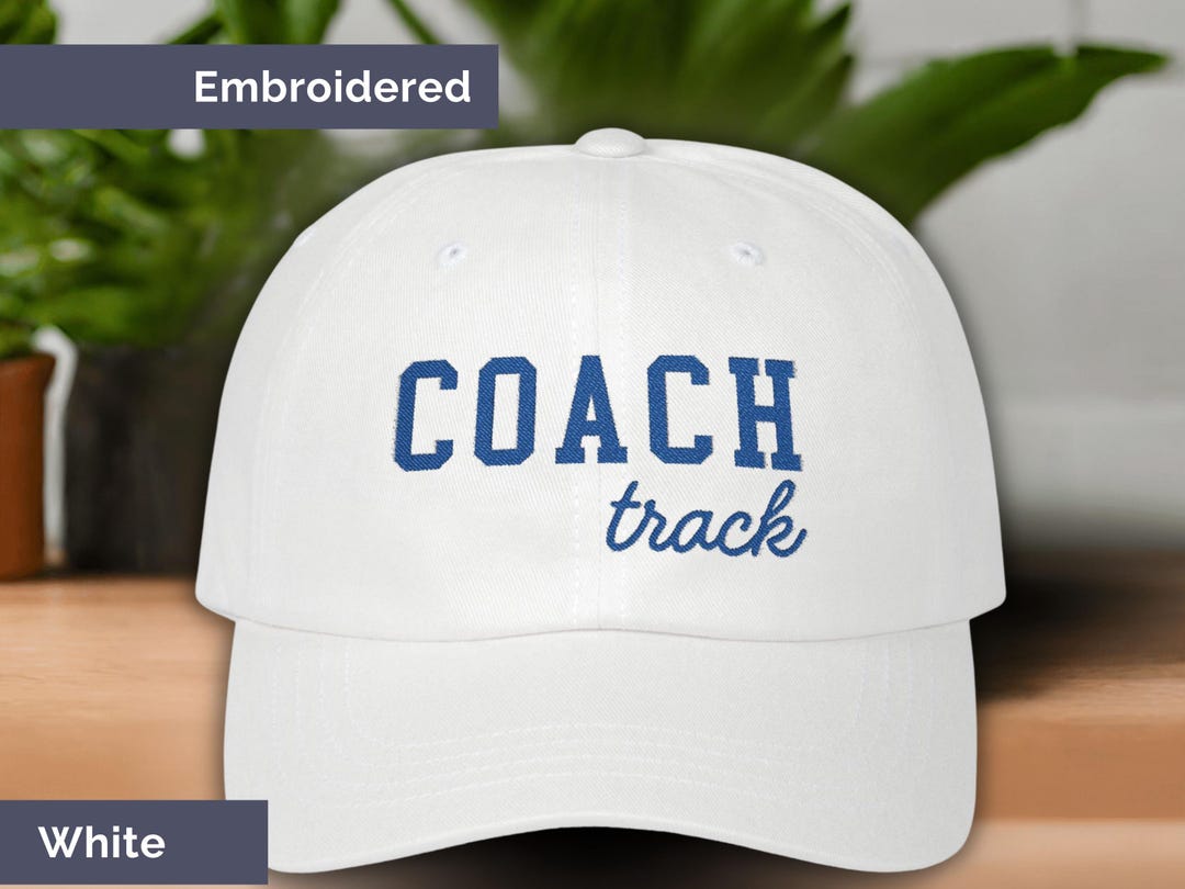 Embroidered Track Coach Hat, Track and Field Coach Gift, Track Coach ...
