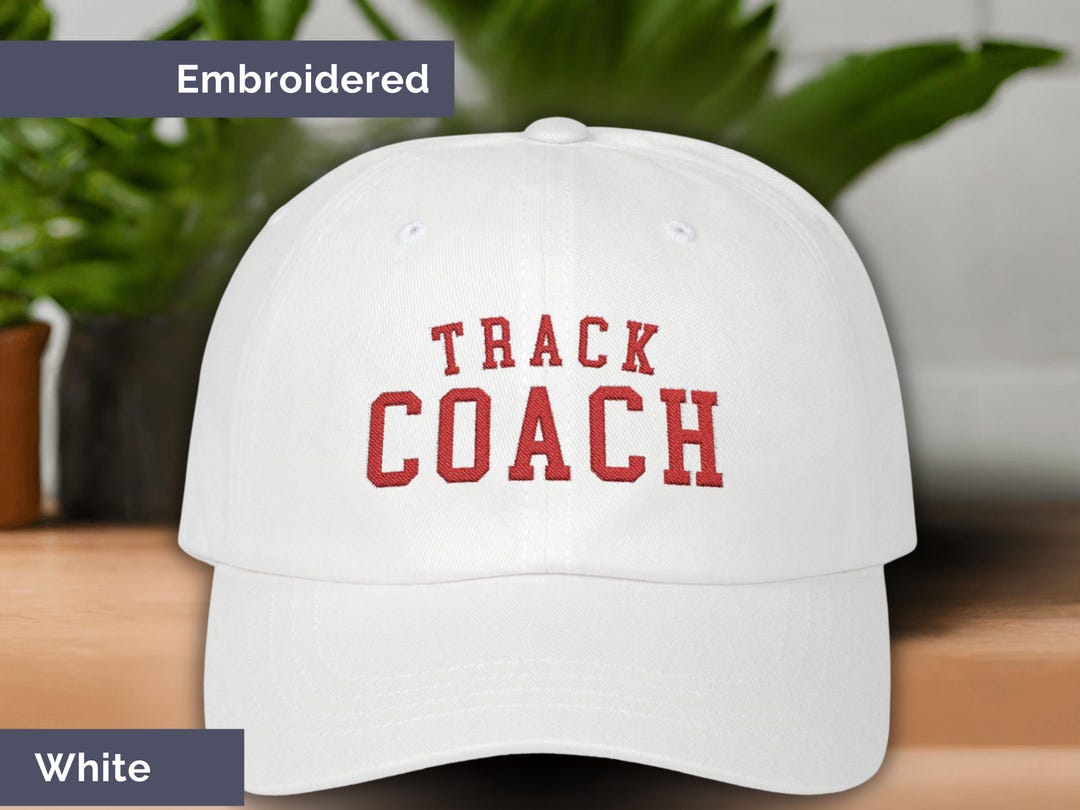 Embroidered Track Coach Hat, Track and Field Gifts for Coaches, Track ...