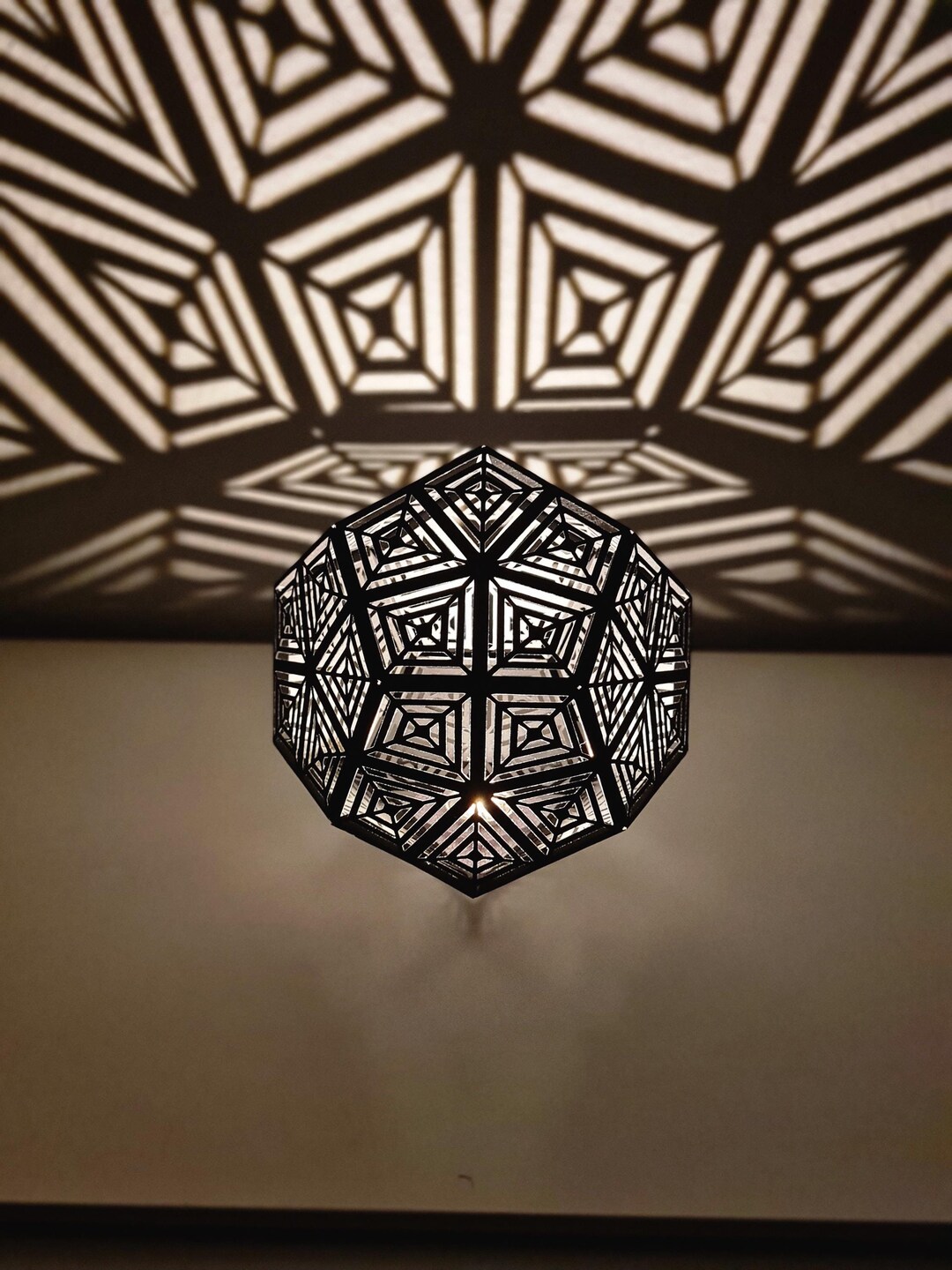 Paper Lantern DIY Kit Shadow Lamp Craft Set Paper Lantern Night Light ...