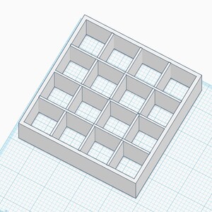 Digital STL File for 3d Printing 1:12 Miniature 4X4 Ikea Kallax Style ...