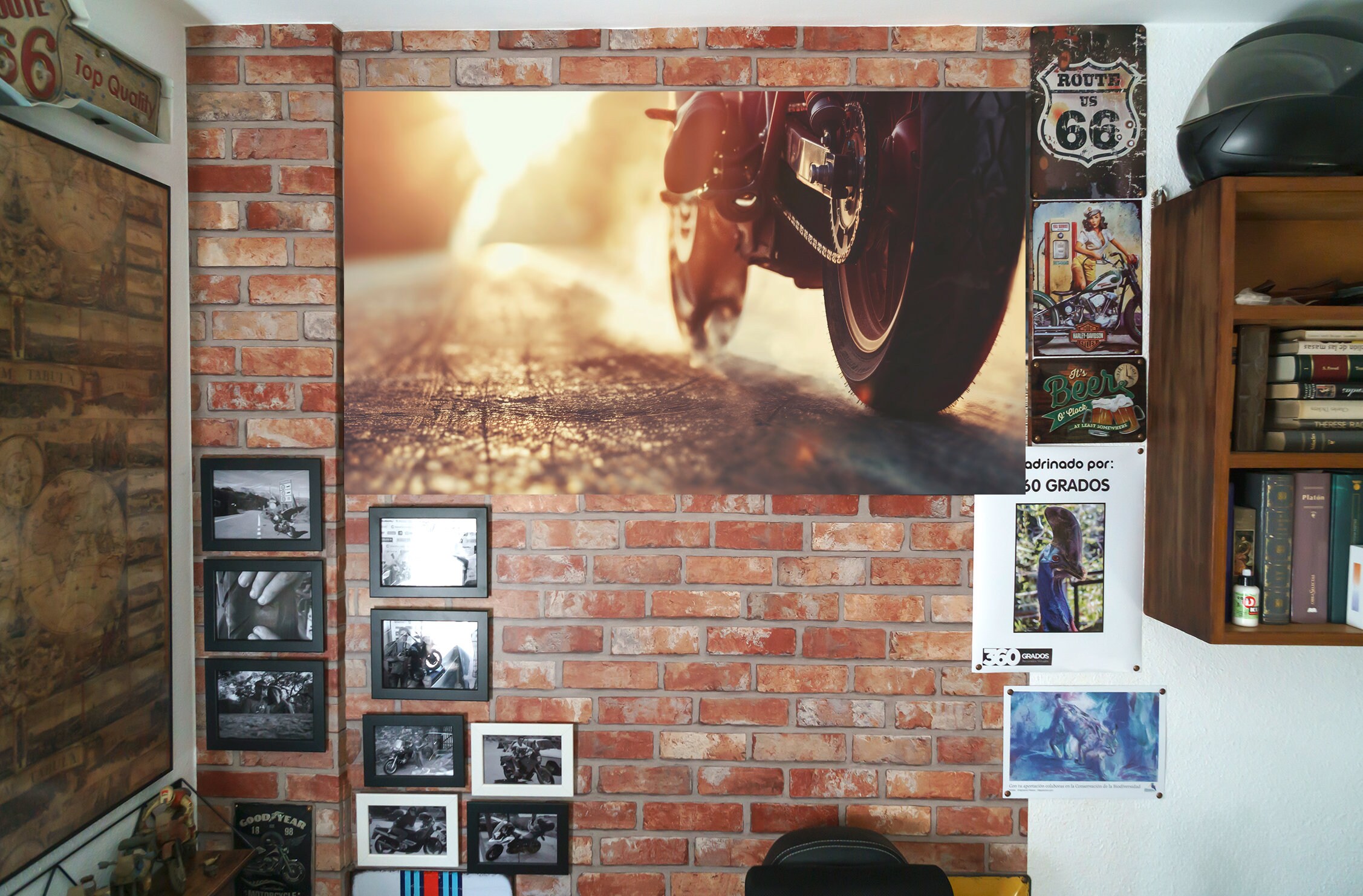 Printable Picture of a Motorcycle Accelerating and Burning Its Rear ...