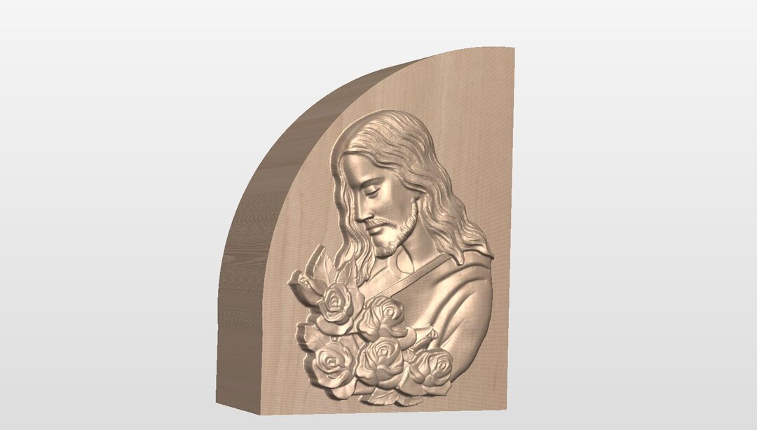 Jesus & Mary Bookends: CNC Project, Lord's Prayer Engraved (digital ...