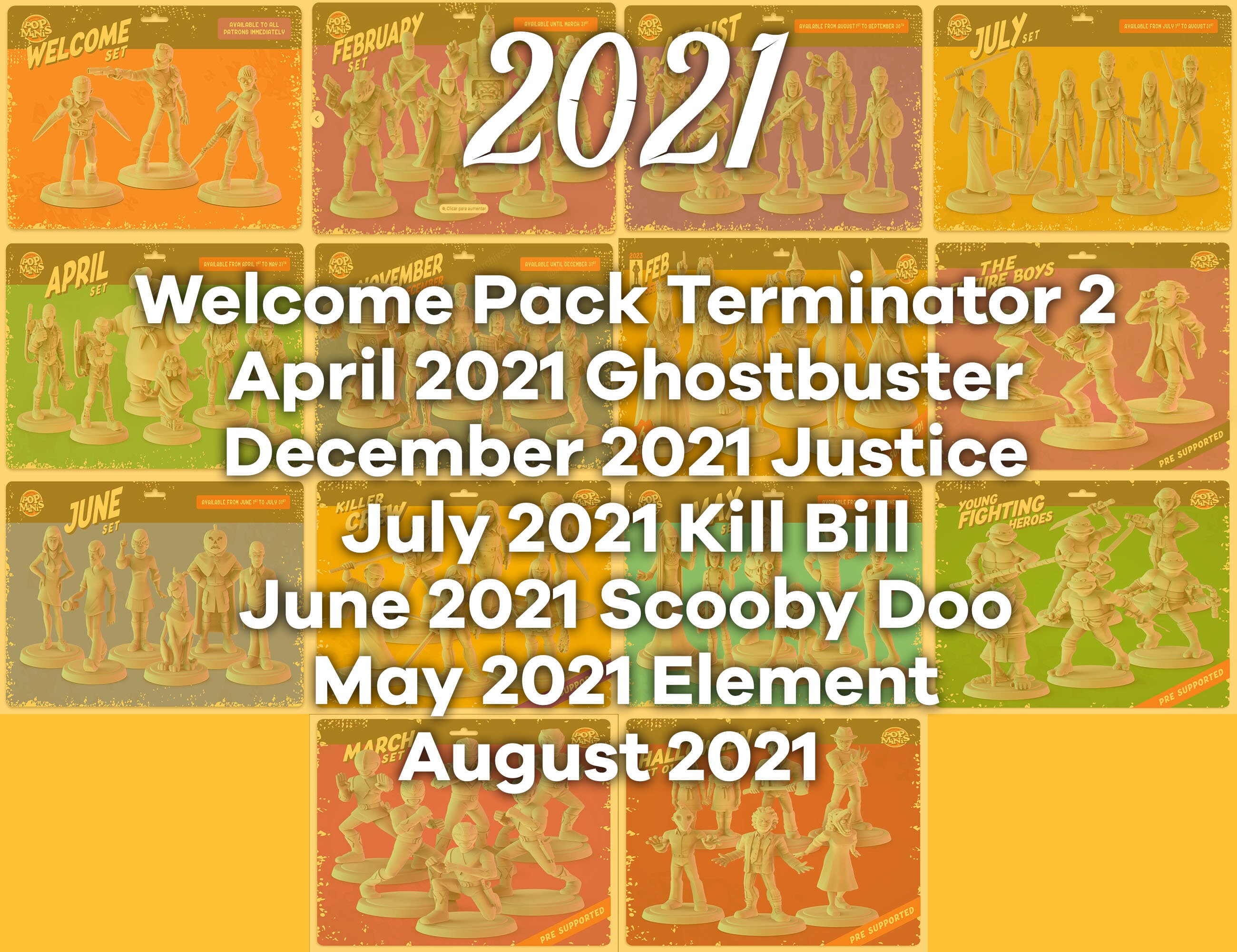 Pop Minis Releases Pack Miniatures Pack | Tabletop Miniatures | RPG ...