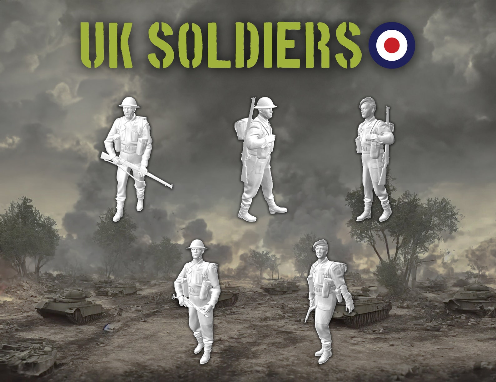 3D STL World War 2 Pack 3d Stl Pack Stl File Stl Pack Stl Bundle 3d Stl ...