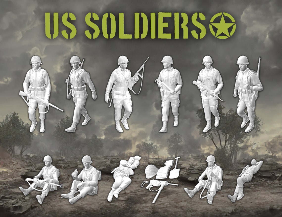 3D STL World War 2 Pack 3d Stl Pack Stl File Stl Pack Stl Bundle 3d Stl ...