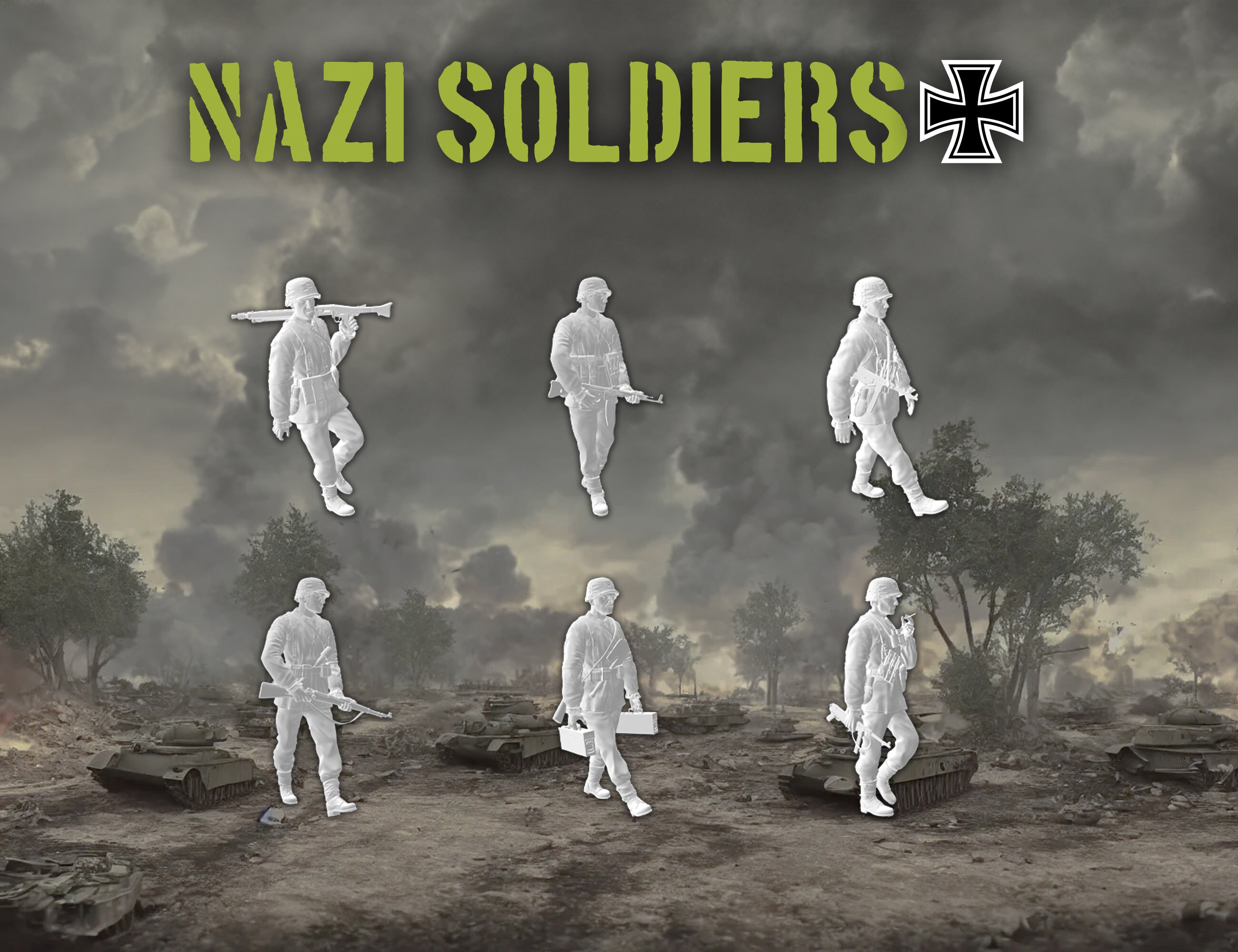 3D STL World War 2 Pack 3d Stl Pack Stl File Stl Pack Stl Bundle 3d Stl ...