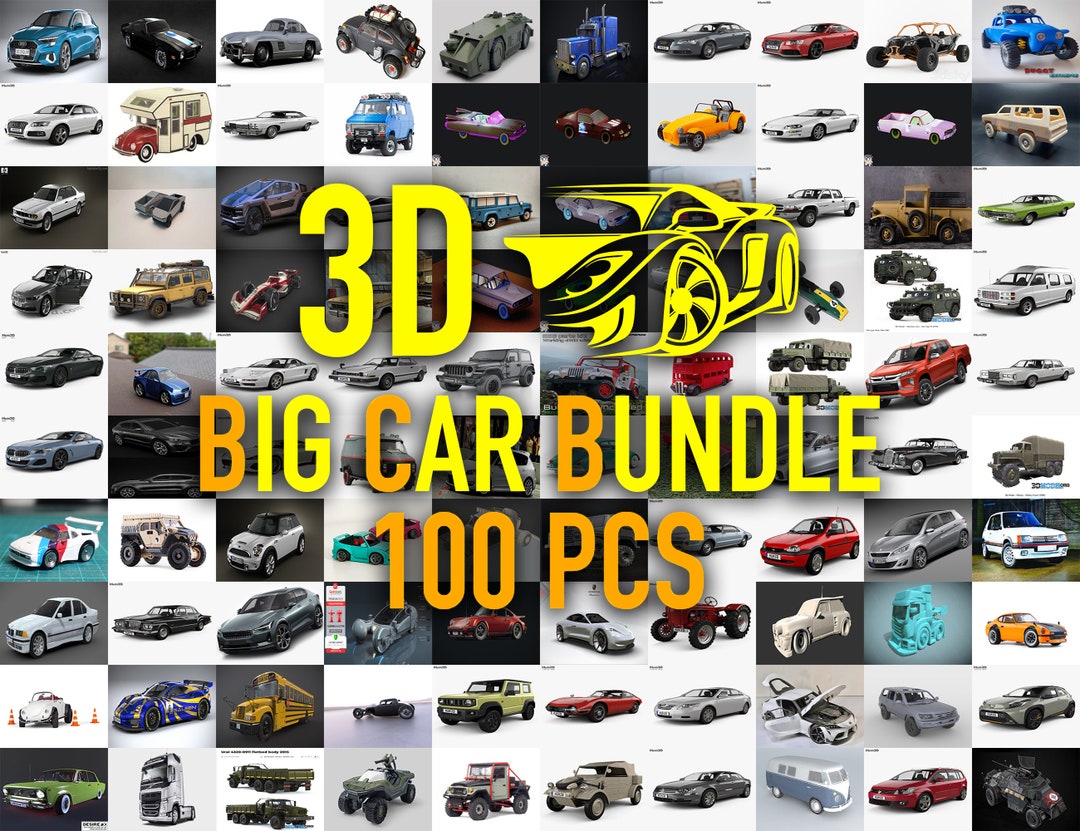 3D Stl Big Car Model Pack - 3d Nsfw Pack - Nsfw - 3d Stl Pack - 3d Stl - Stl File - 3d - Stl - Etsy