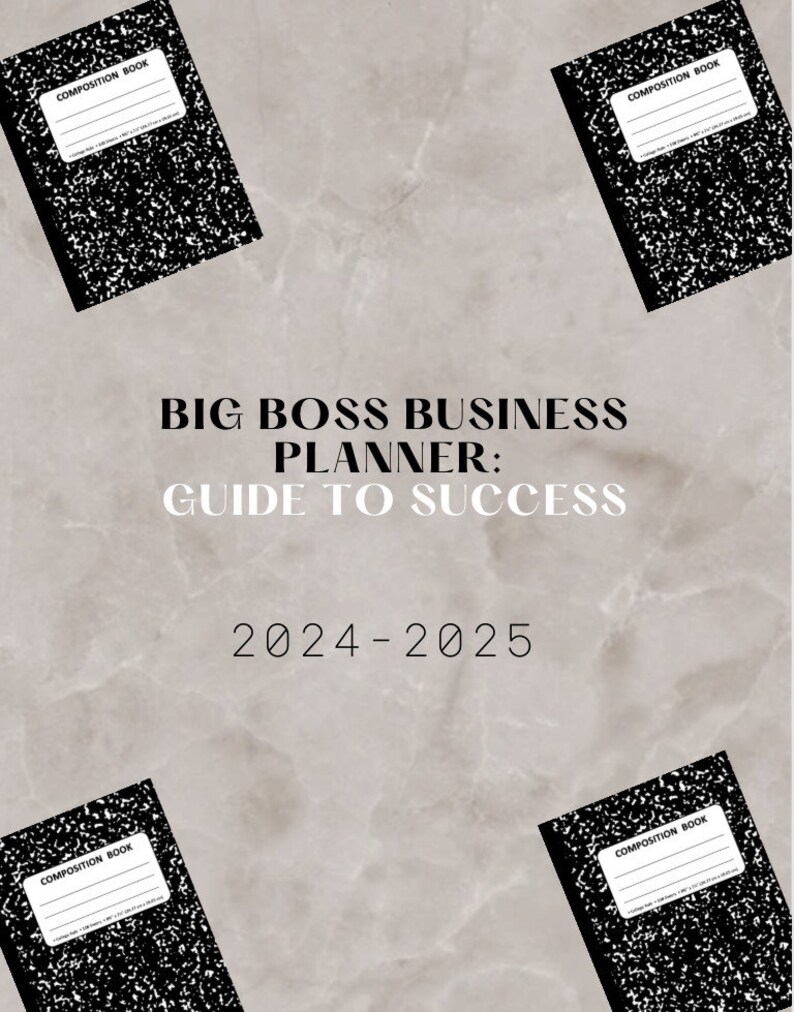 Big Boss Business Planner - Etsy