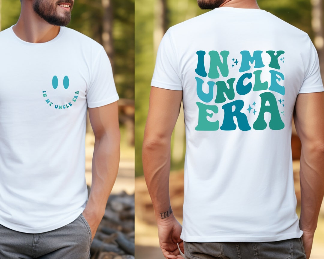 In My Uncle Era Shirt, Brother Uncle Legend, Uncle T-shirt, Funny Uncle ...
