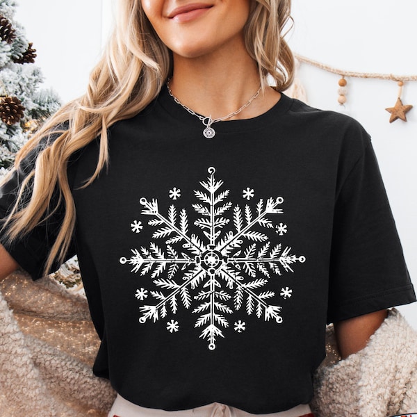 Snowflake Shirt - Etsy