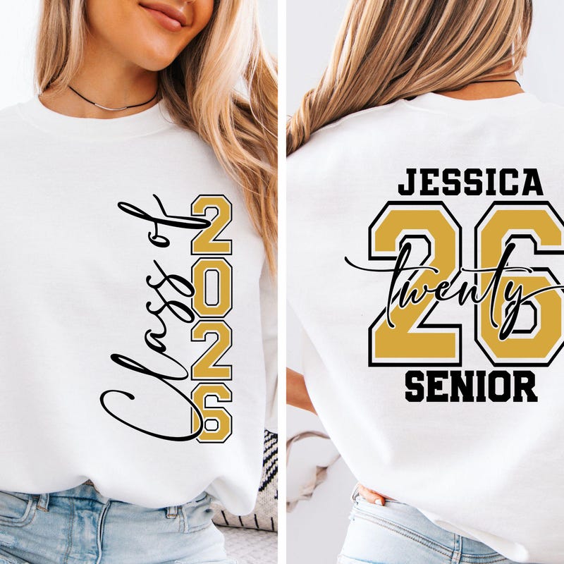 Senior Crew Neck 2026 - Etsy