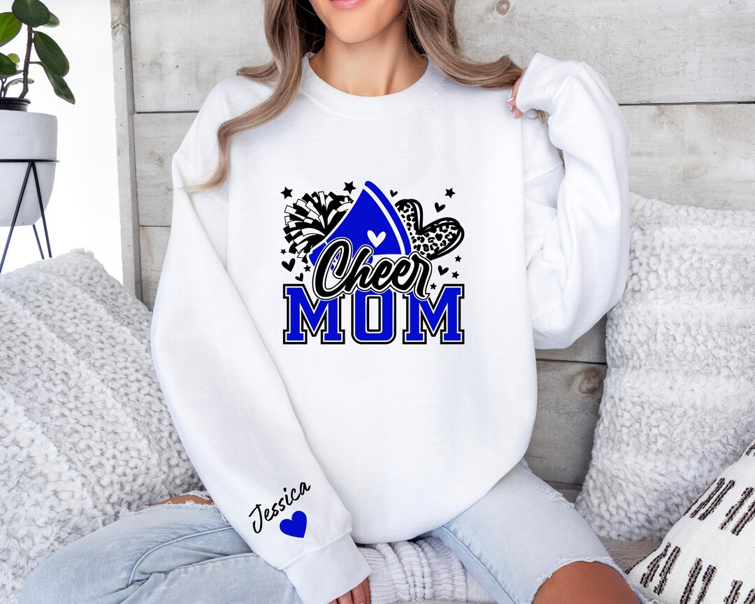 Cheer Mom Sweatshirt,custom Cheer Mom Sweatshirt,cheer Mom Sweater Gift ...