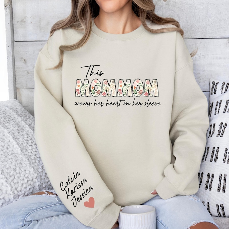 Custom Girl Mom Sweater - Etsy