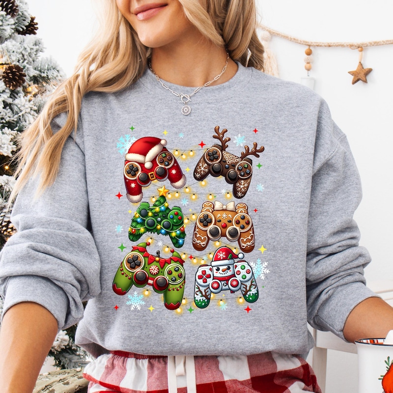 Gaming Christmas Sweaters - Etsy