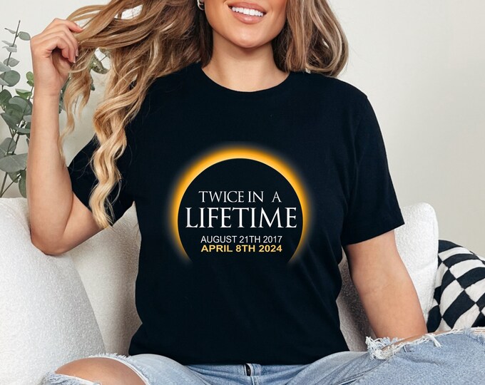 Eclipse Tank Tops 2024 Twice in A Lifetime Solar Eclipse Racerback ...