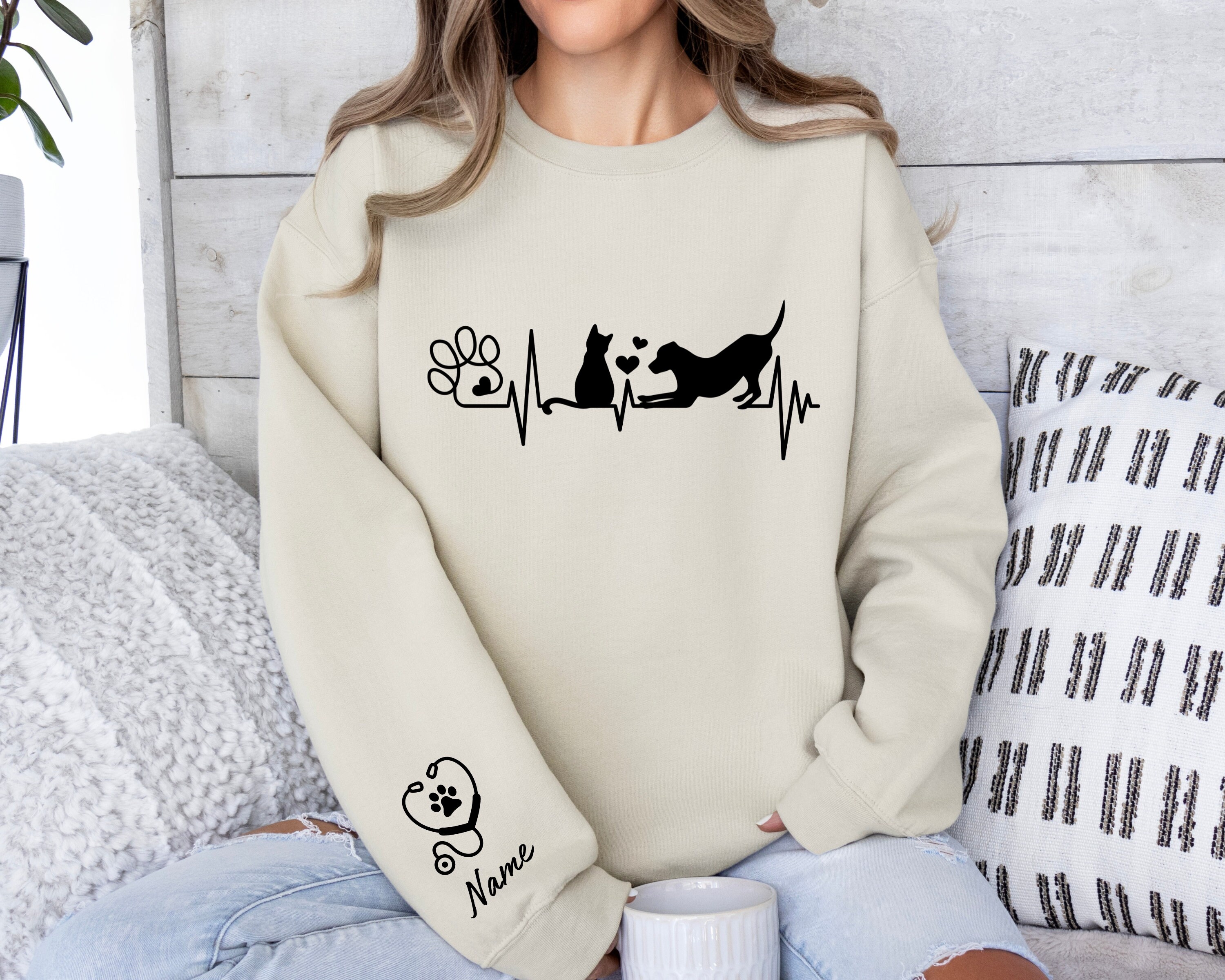 Custom Vet Tech Sweatshirt, Vet Tech Sweater, Personalized Vet Gifts ...