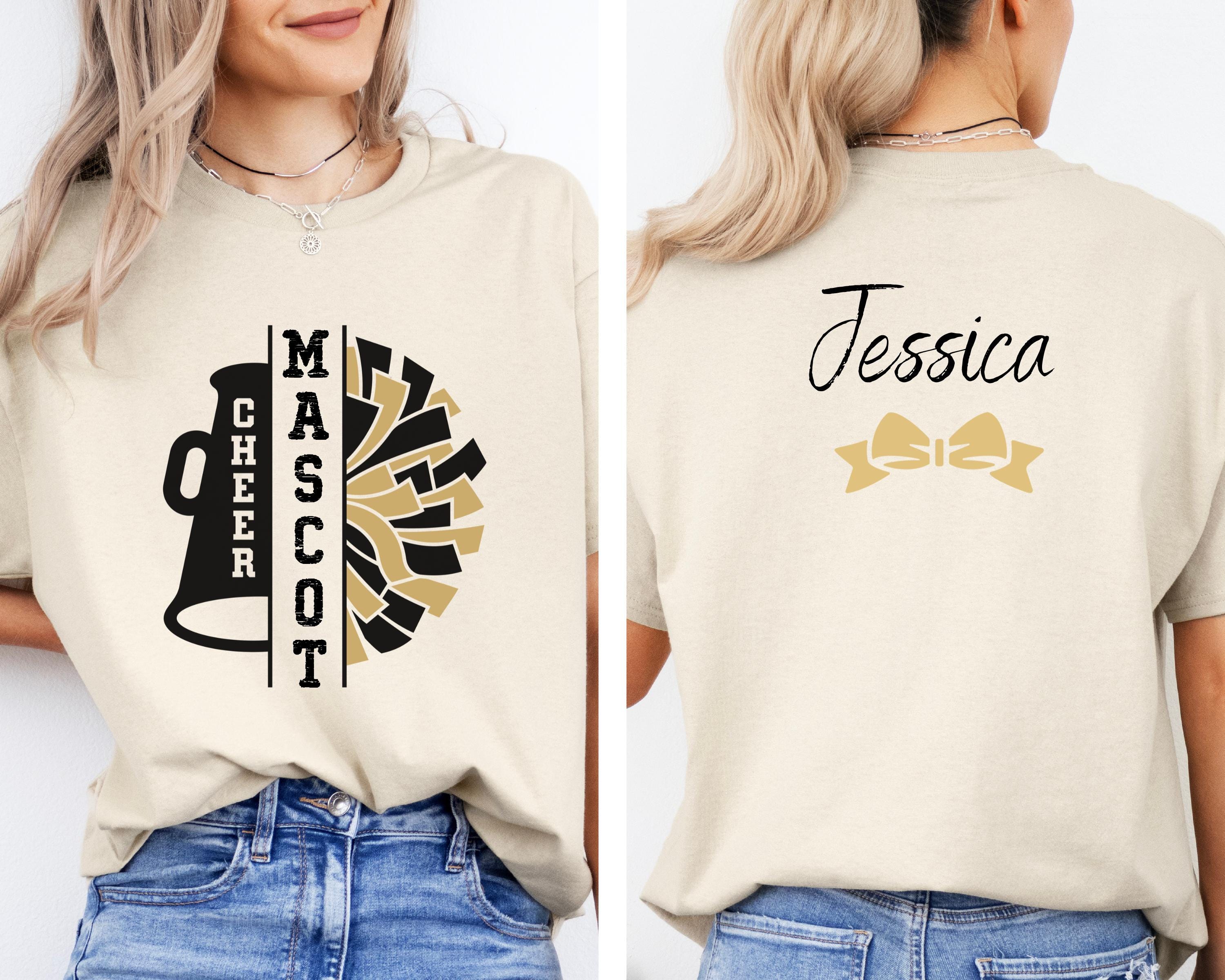 Custom Cheer T-shirt, Cheer Shirt, Cheer Squad Shirts, Megaphone Shirt ...
