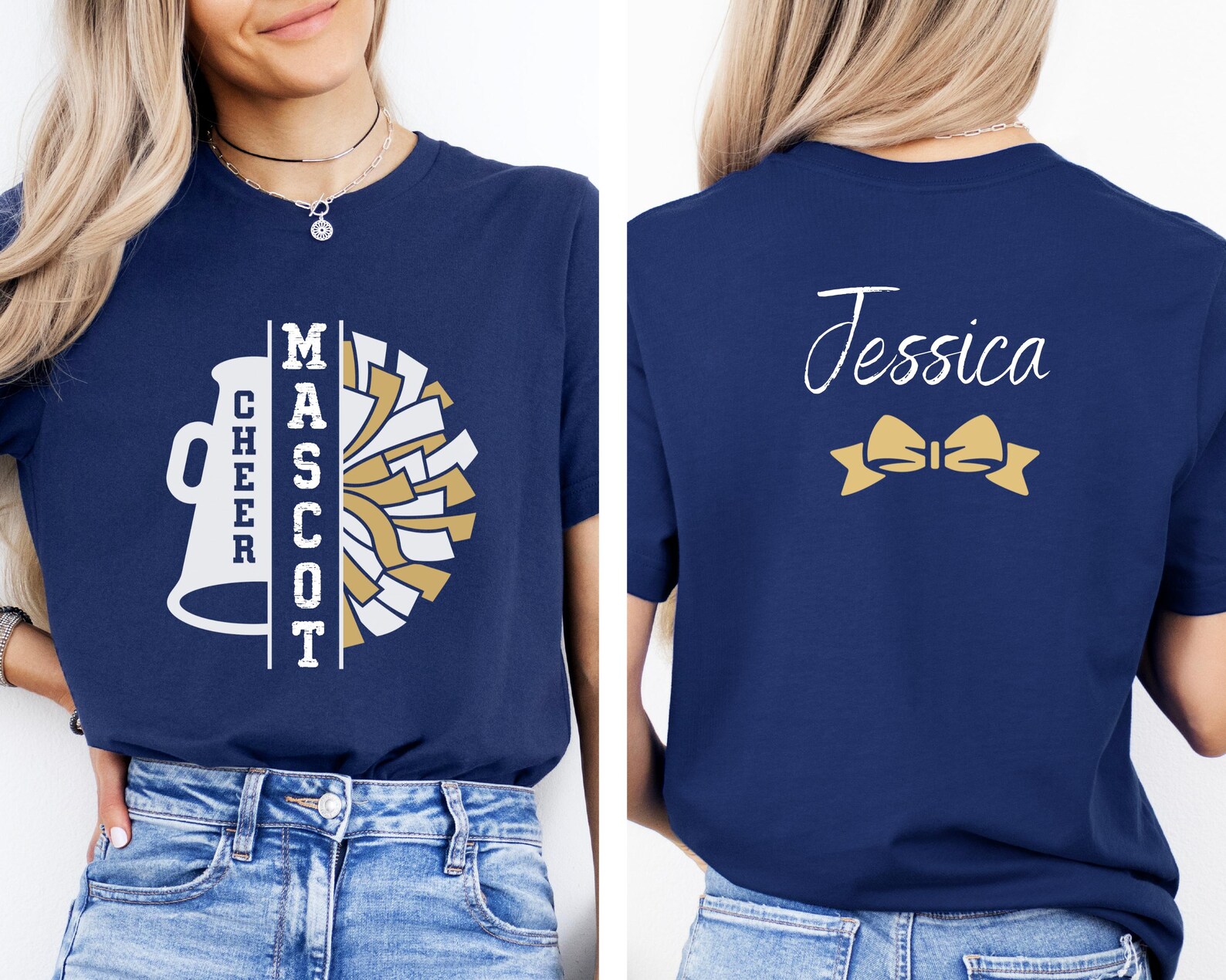 Custom Cheer T-shirt, Cheer Shirt, Cheer Squad Shirts, Megaphone Shirt ...