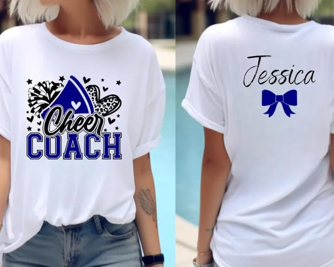 Cheer Coach T-shirt, Custom Cheer Coach Shirt , Custom Cheer Shirt ...