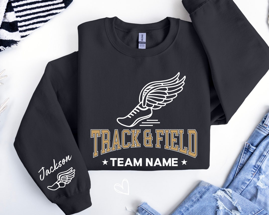 Custom Track Sweatshirt, Personalized Track and Field Sweater, Track ...